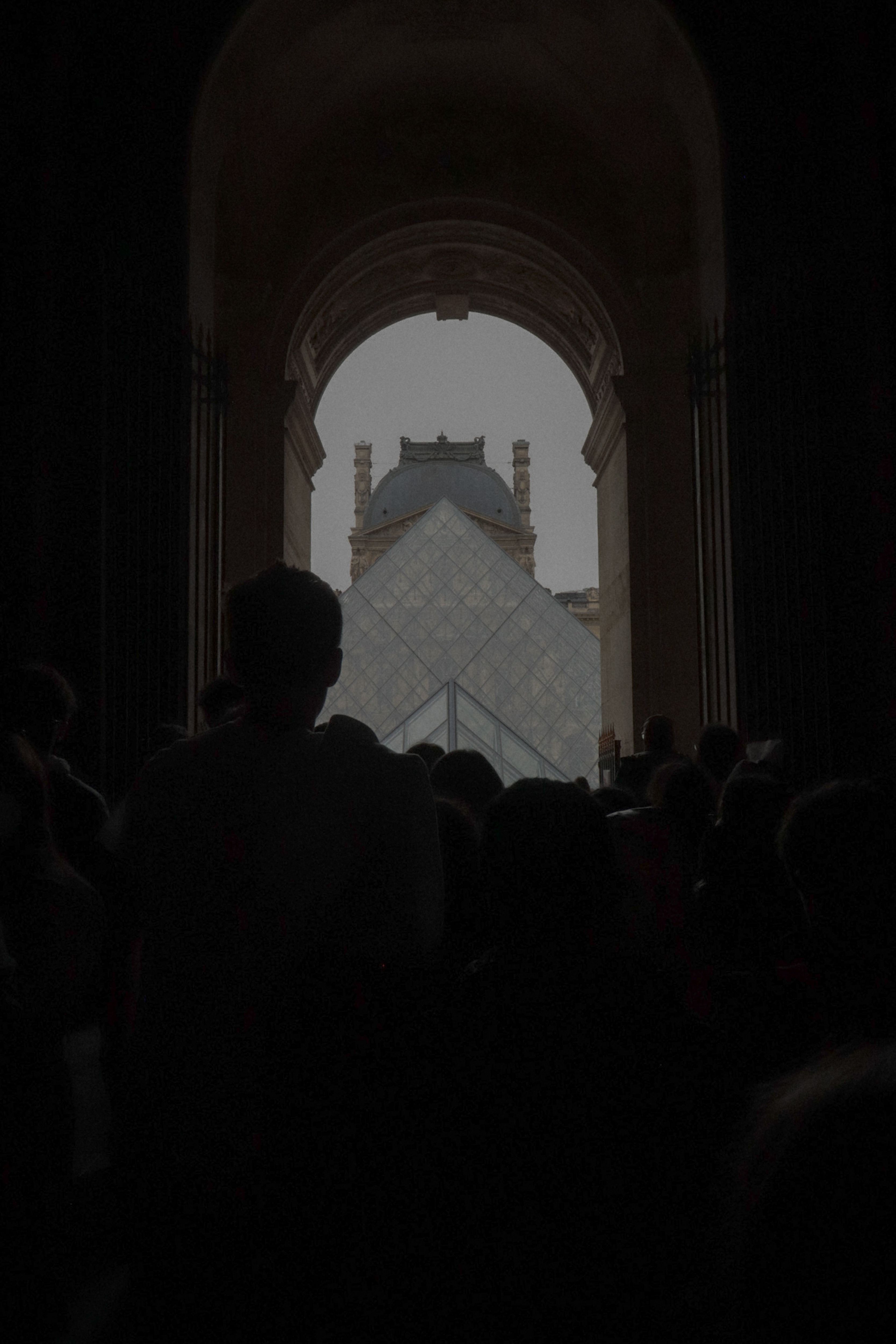A crowd of people looking at a building · Free Stock Photo