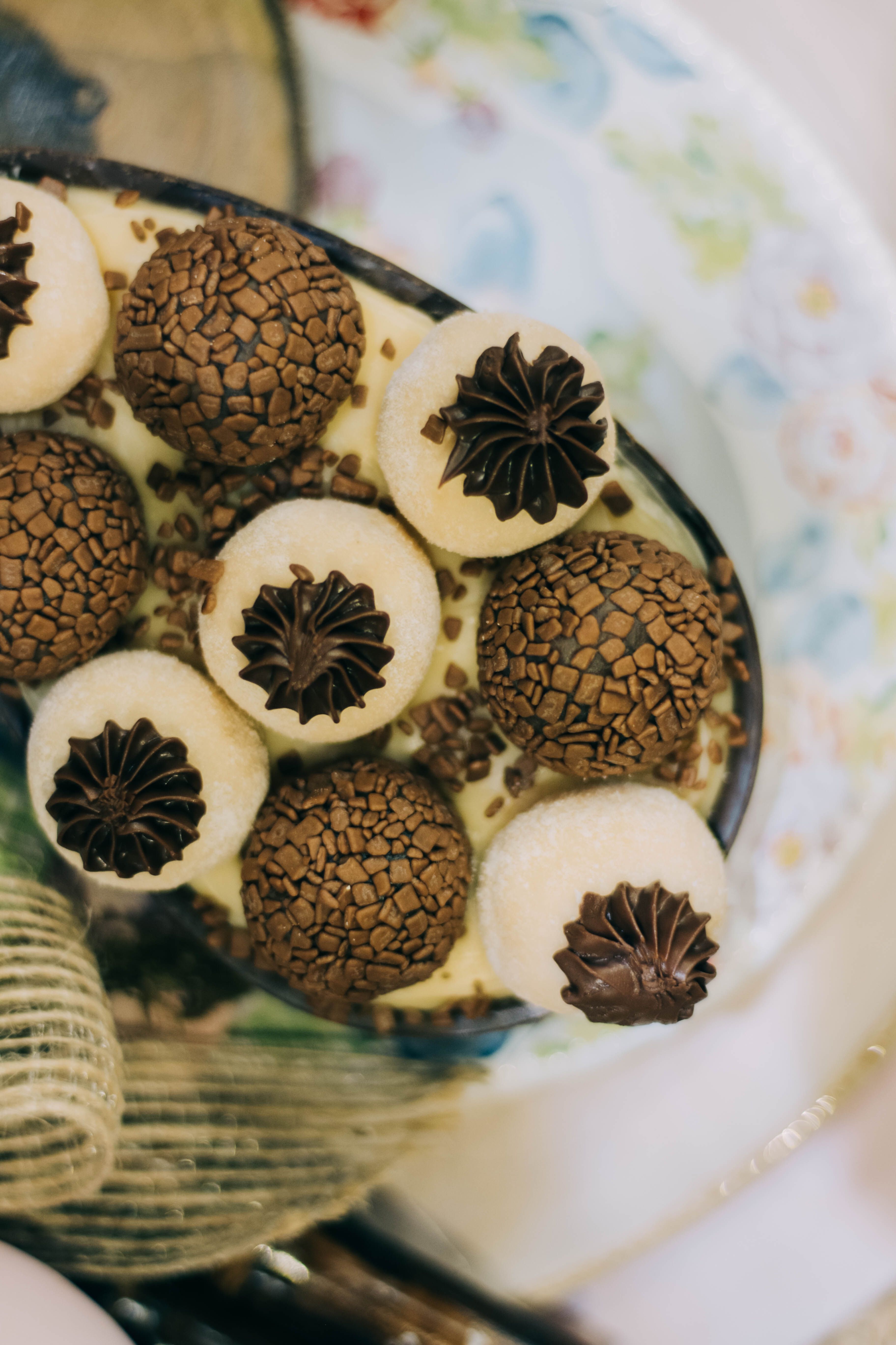 Sweet Truffles on Plate · Free Stock Photo