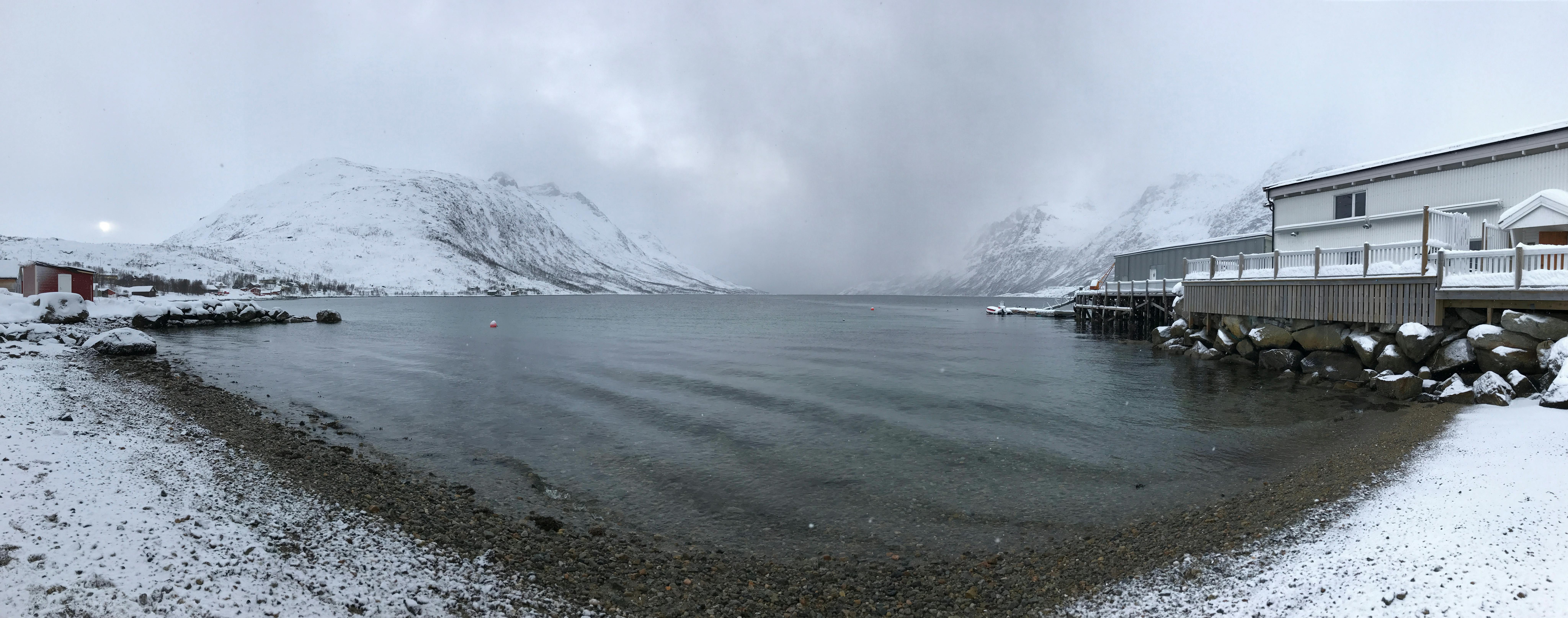 Panoramic Photography Of House Near Body Of Water · Free Stock Photo