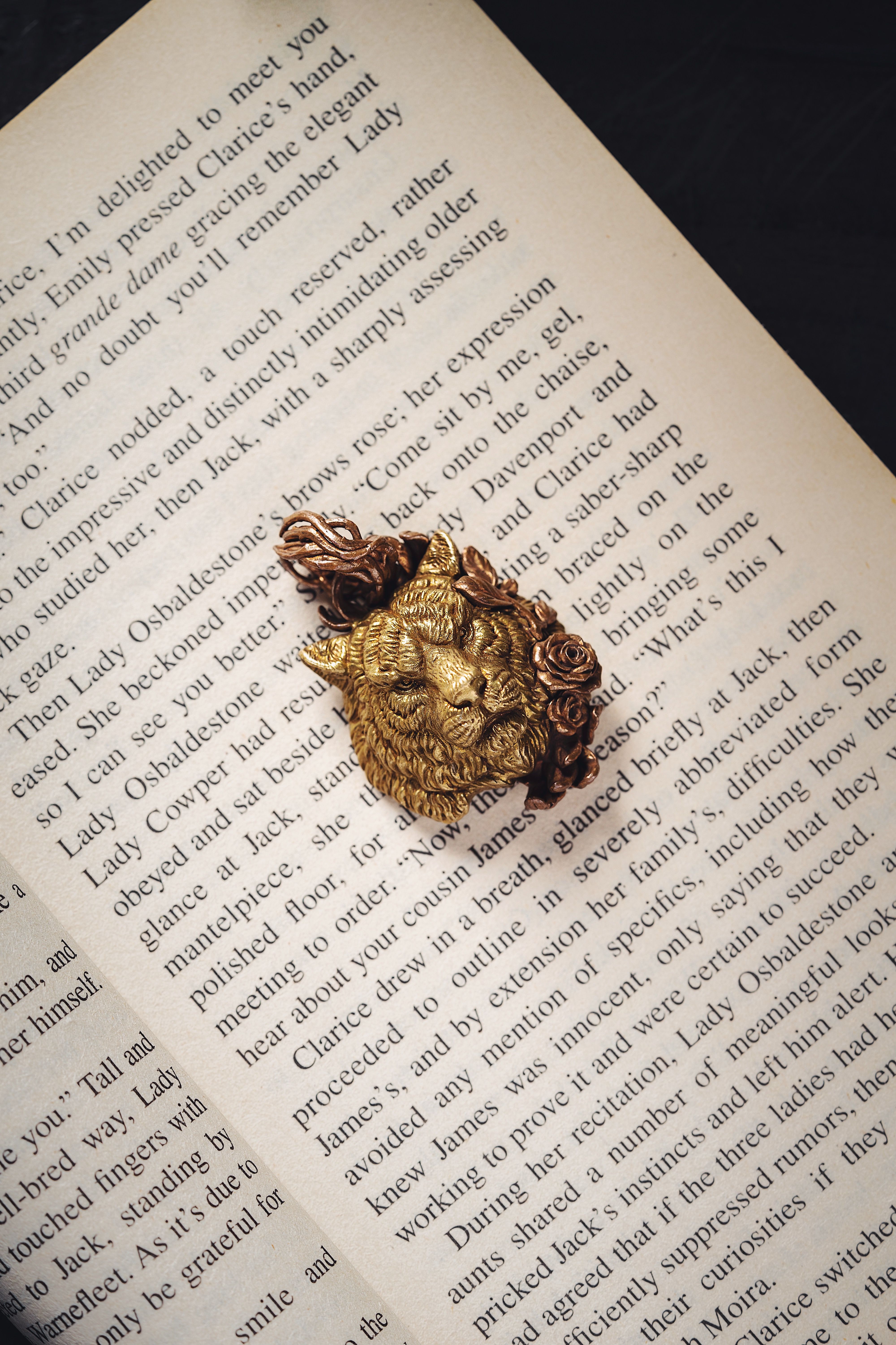 Key Ring on the Page of a Book · Free Stock Photo