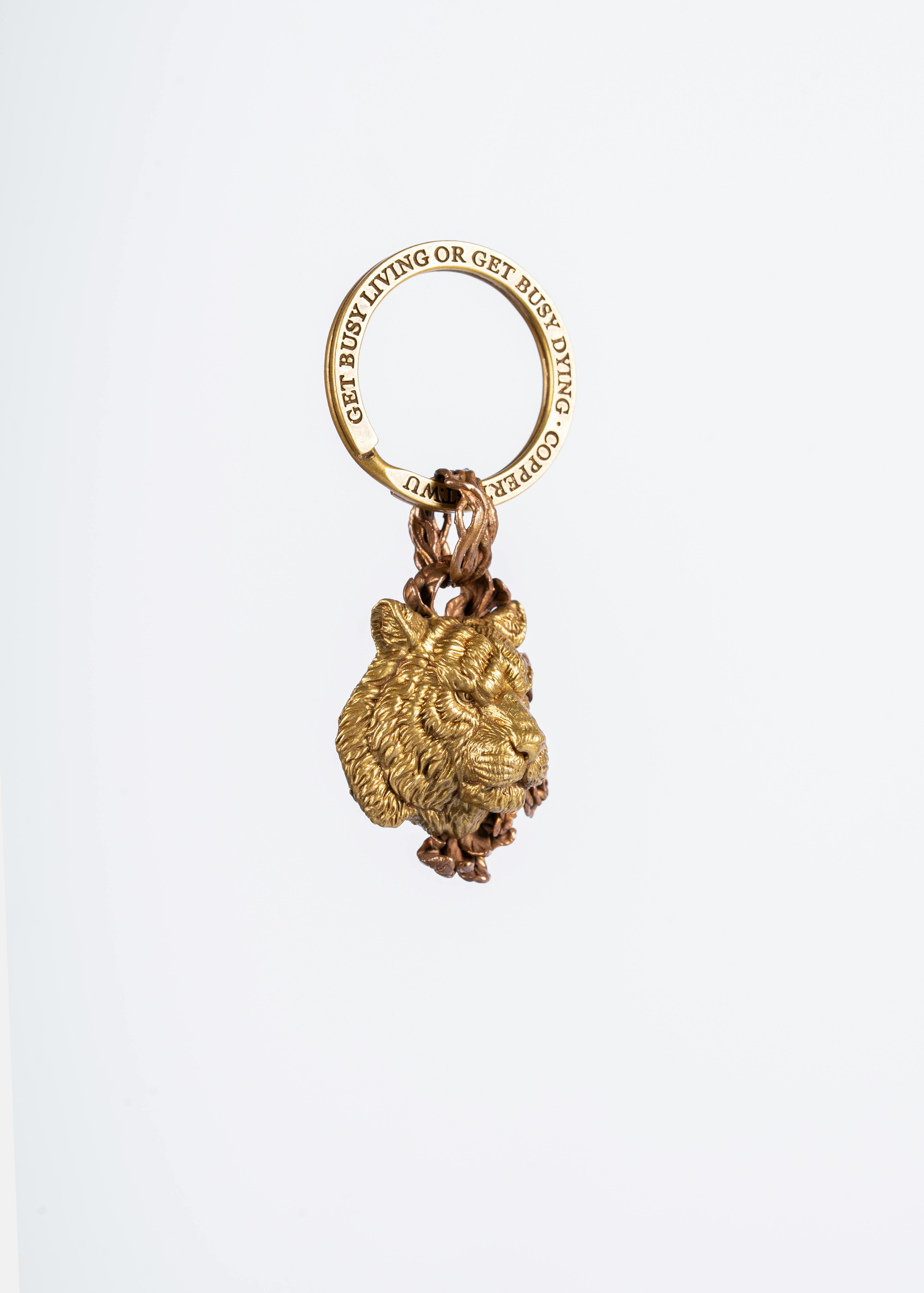 Golden, Handmade Lion Keychain · Free Stock Photo