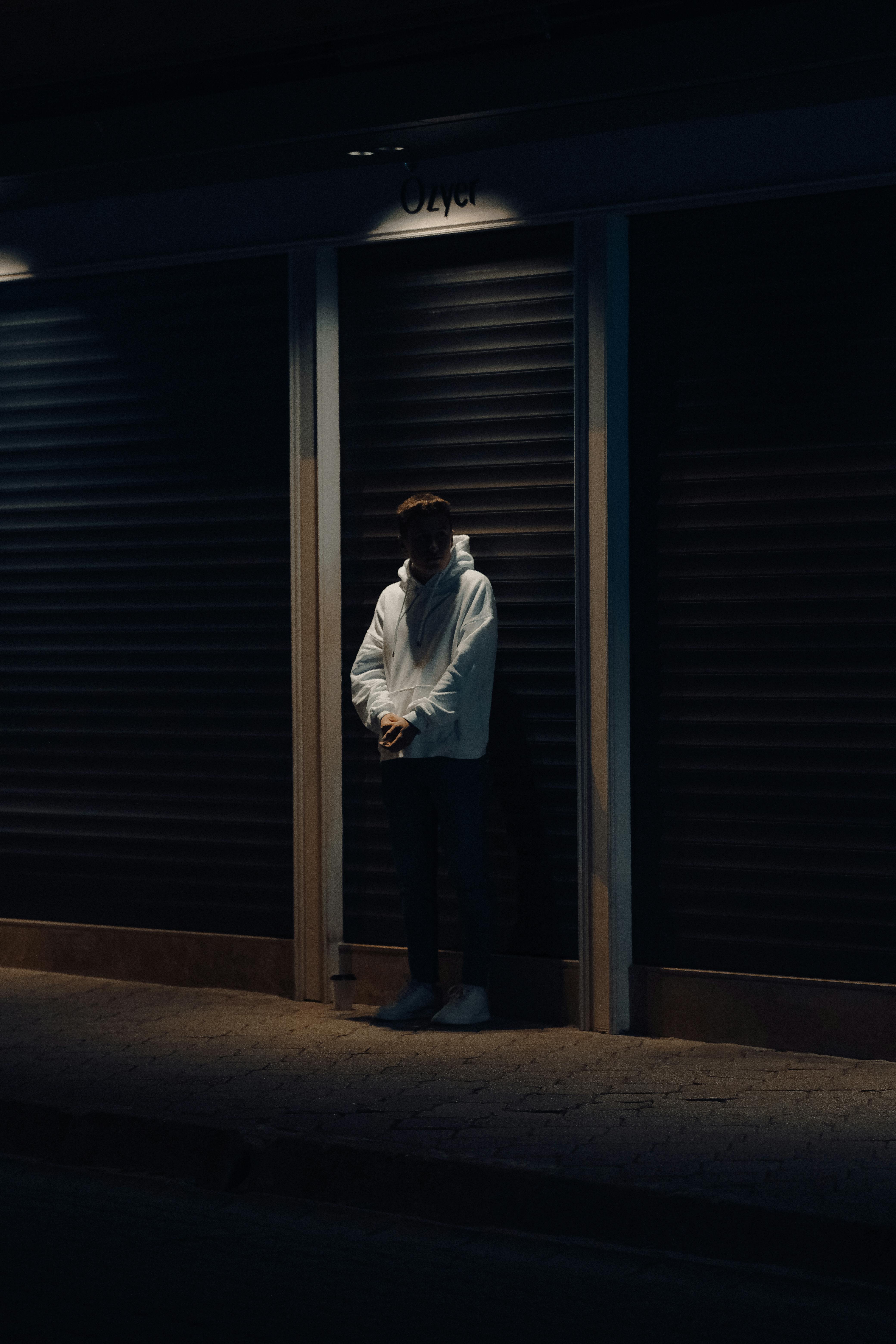 A Person at Night · Free Stock Photo