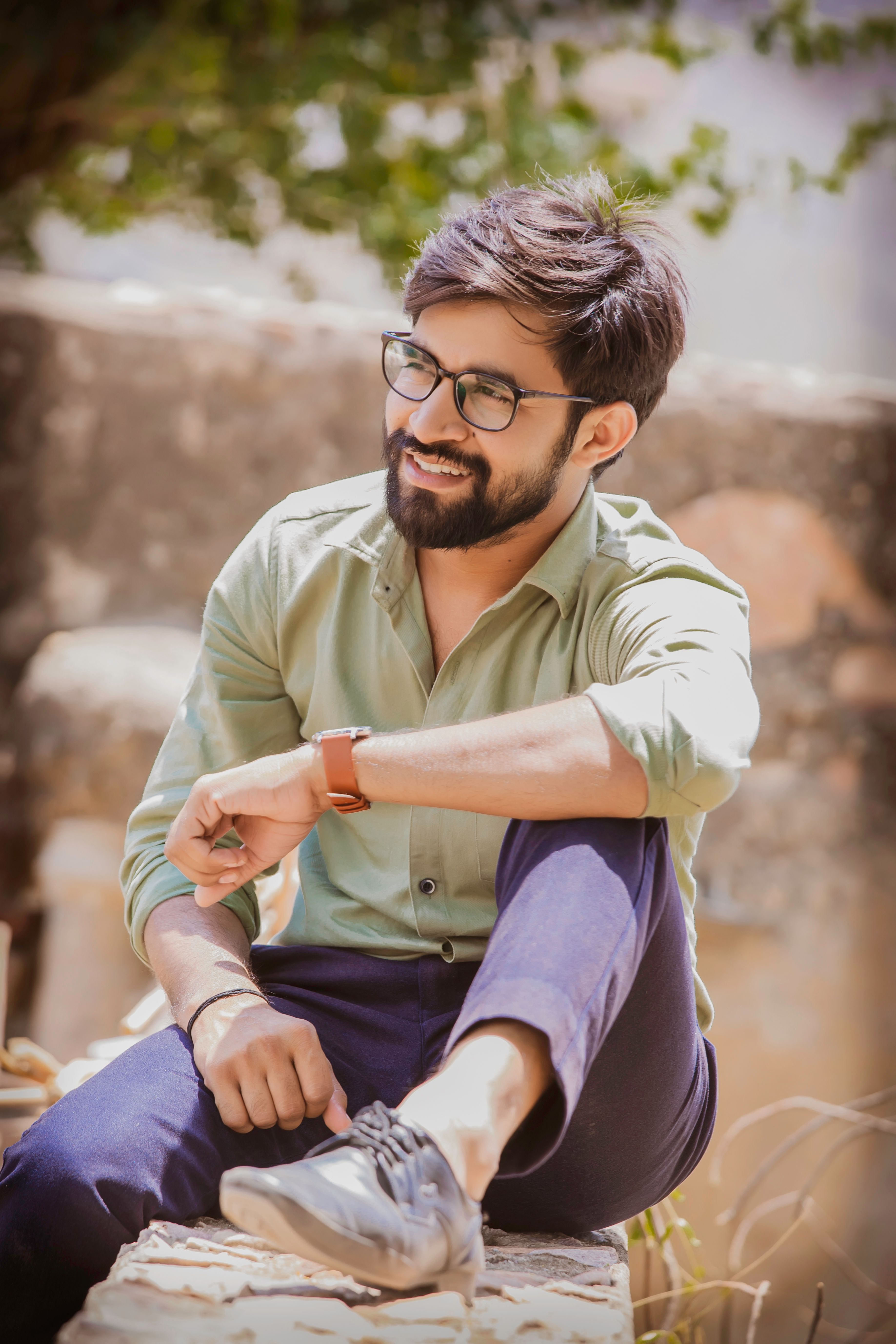 Man Posing in Shirt · Free Stock Photo