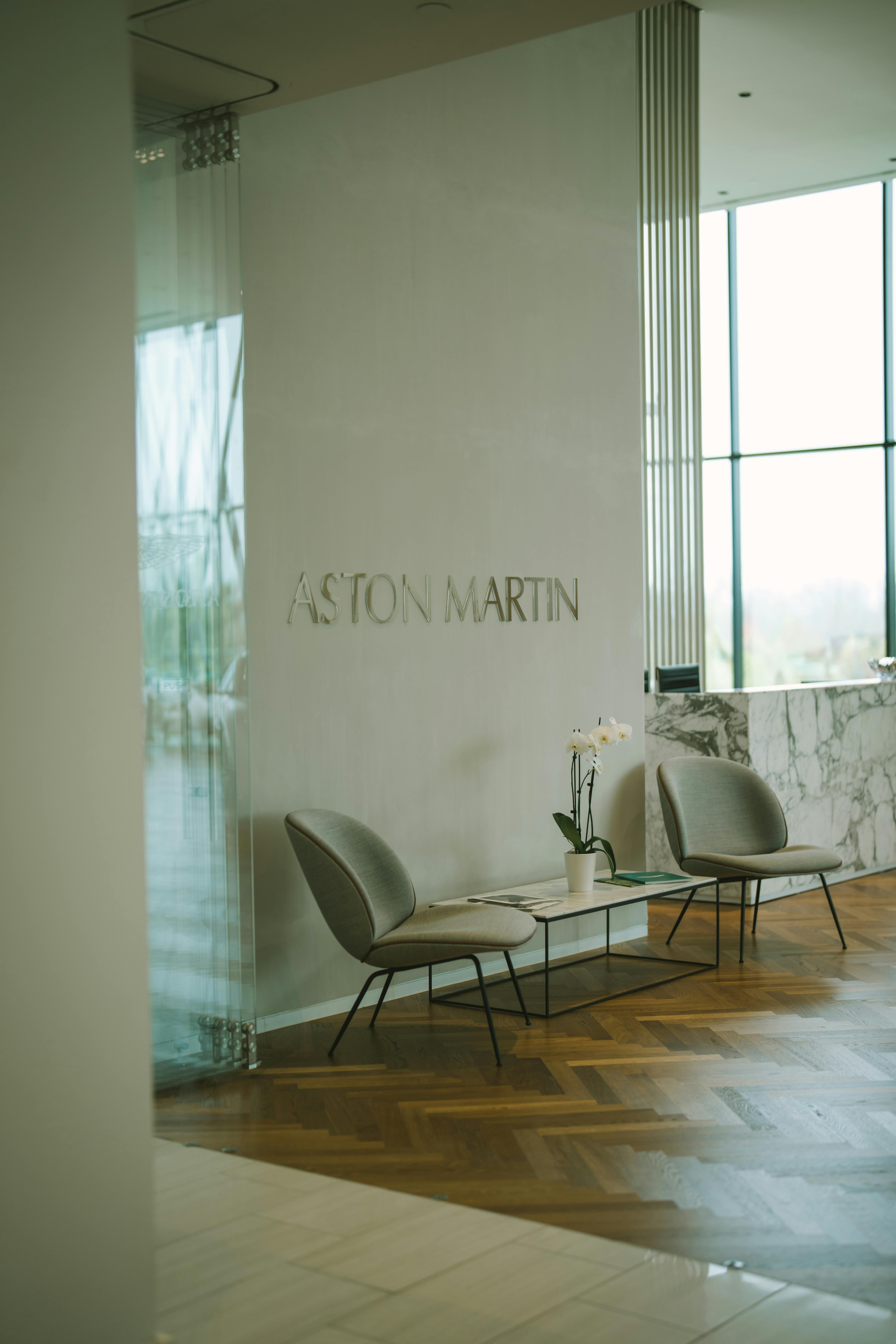 Aston Martin Text on Wall · Free Stock Photo