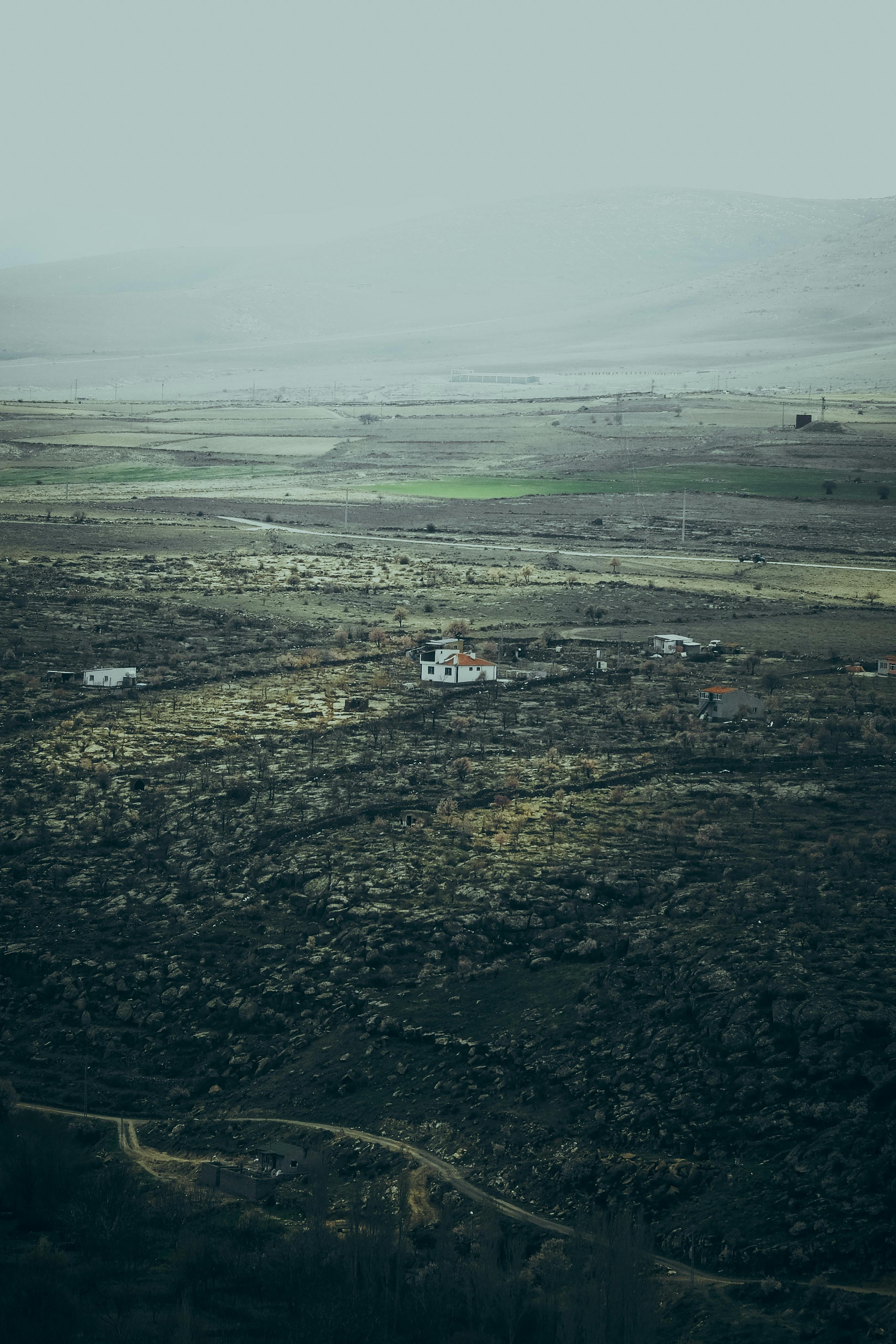 Overcast over Plains in Coountryside · Free Stock Photo