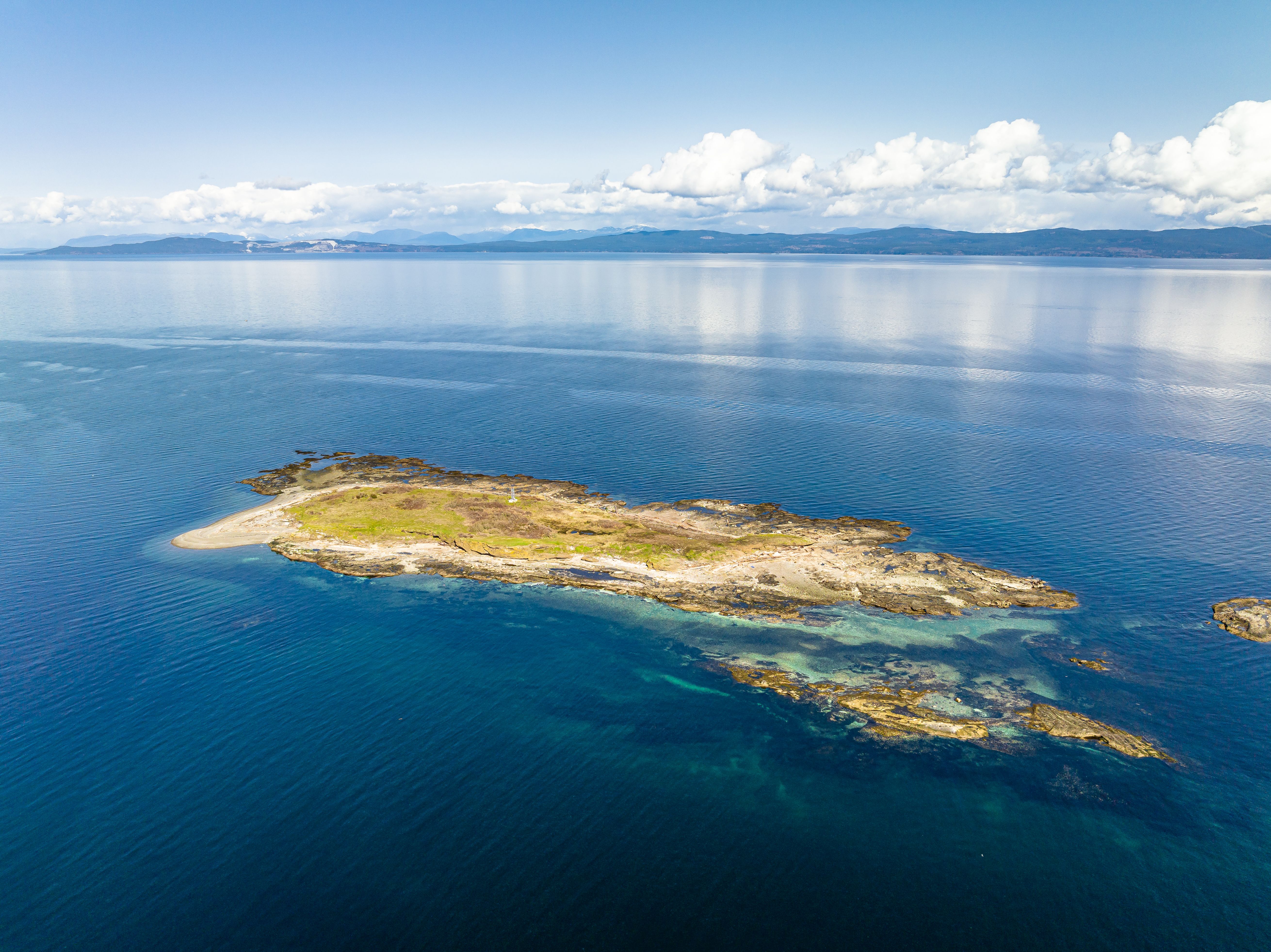 Drone Shot of Island on Sea · Free Stock Photo