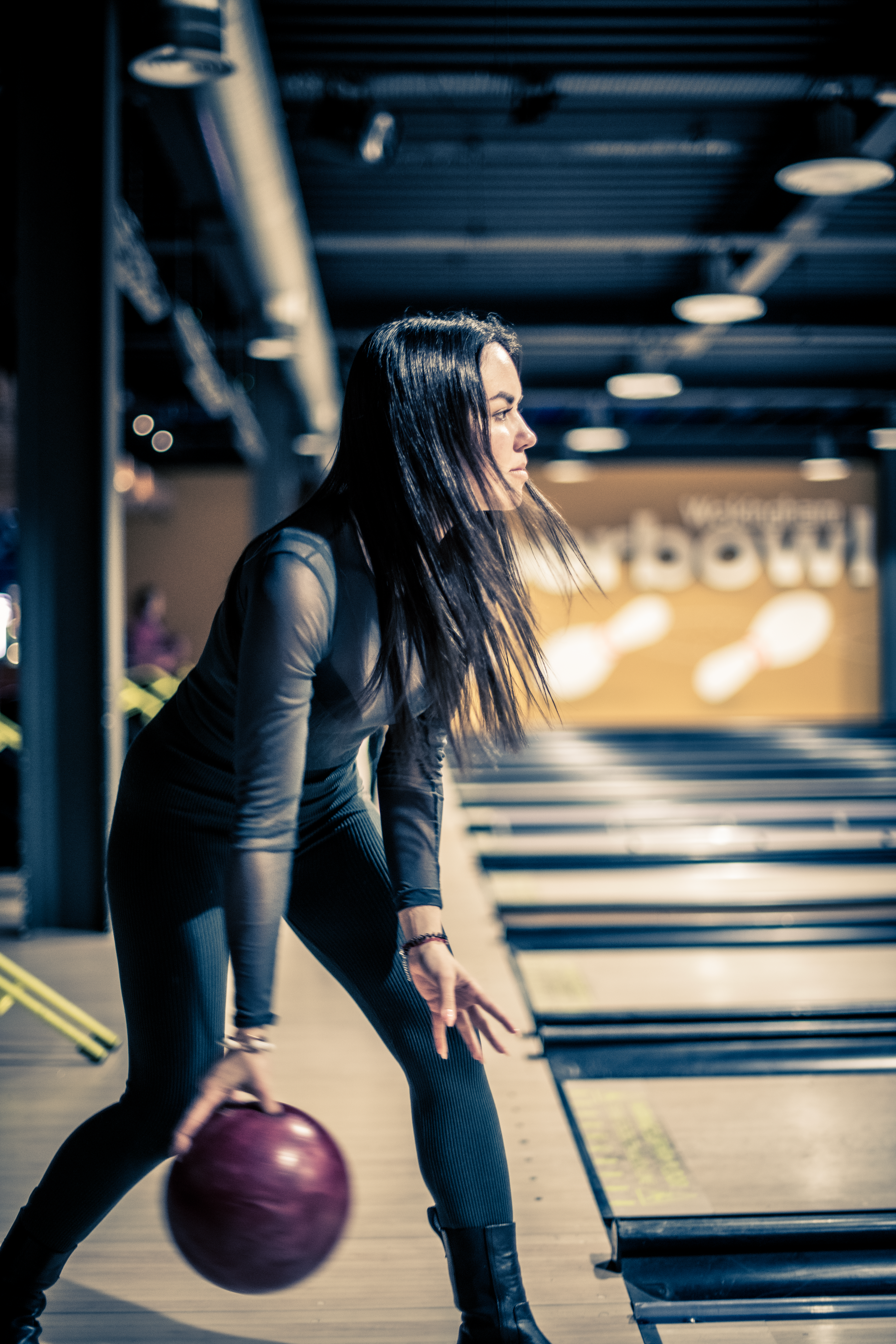 Bowling Pins Arranged at a Bowling Alley · Free Stock Photo
