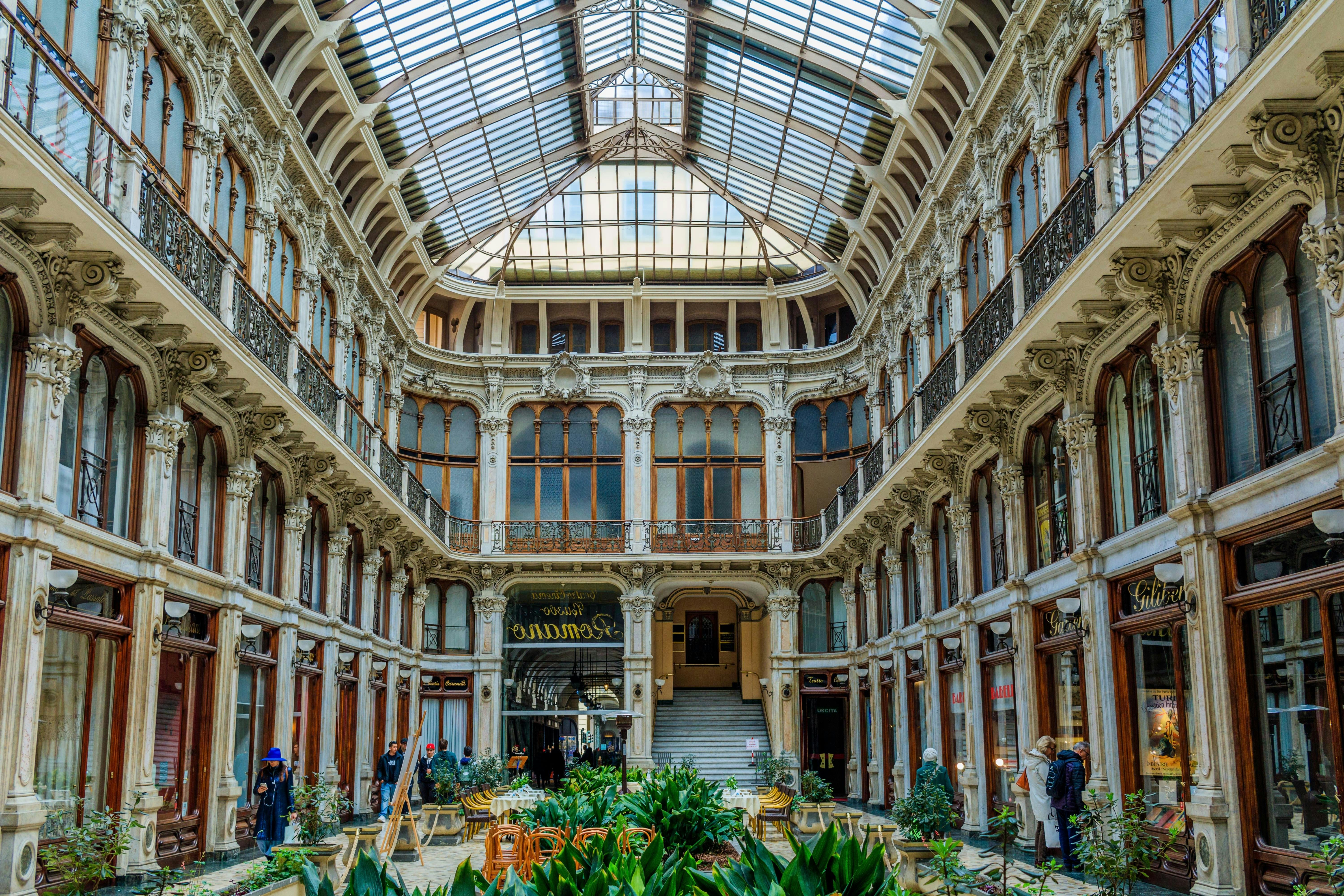 Interior of the Galleria Subalpina in Turin, Italy · Free Stock Photo