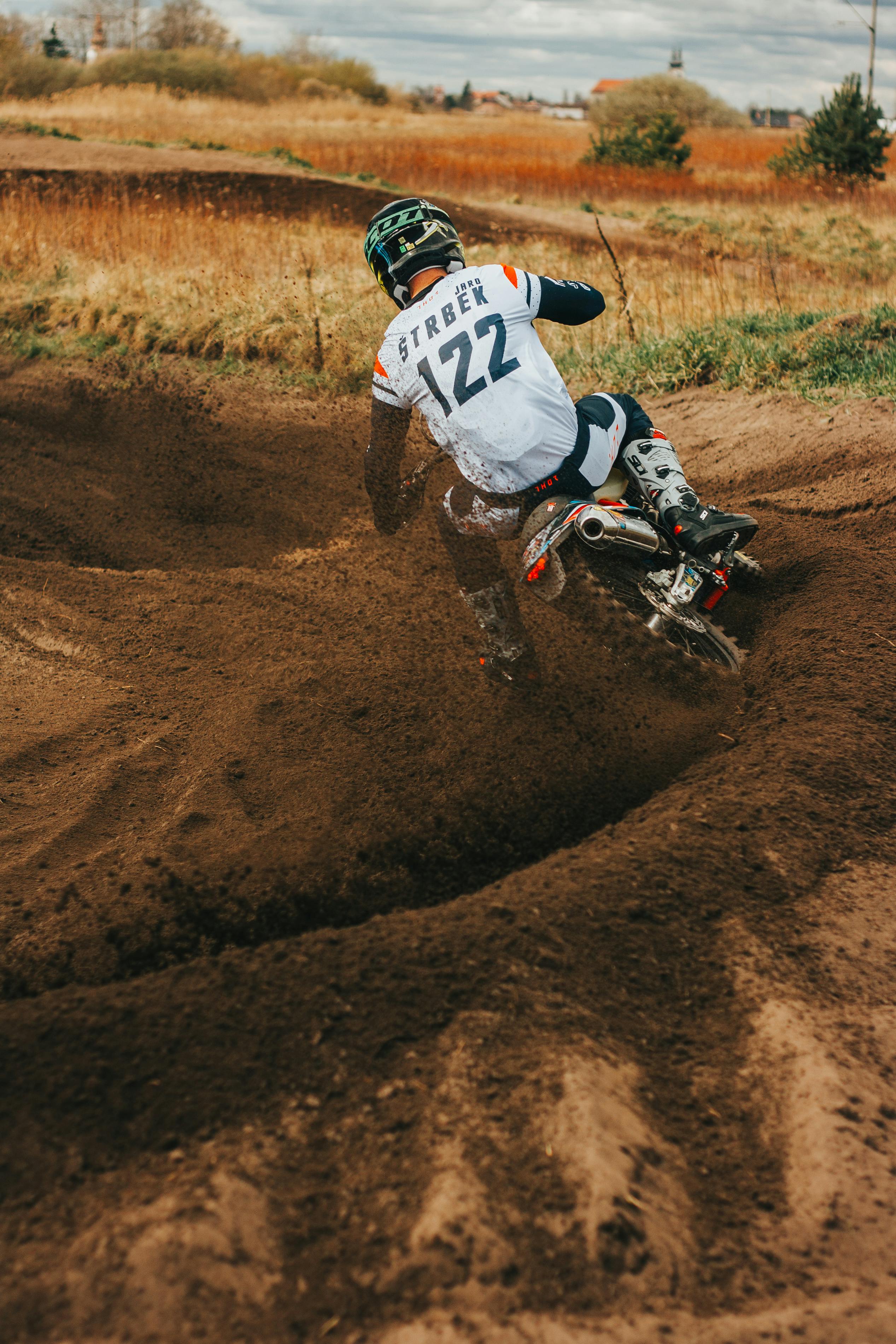 Man Riding Motorcycle Off Road · Free Stock Photo