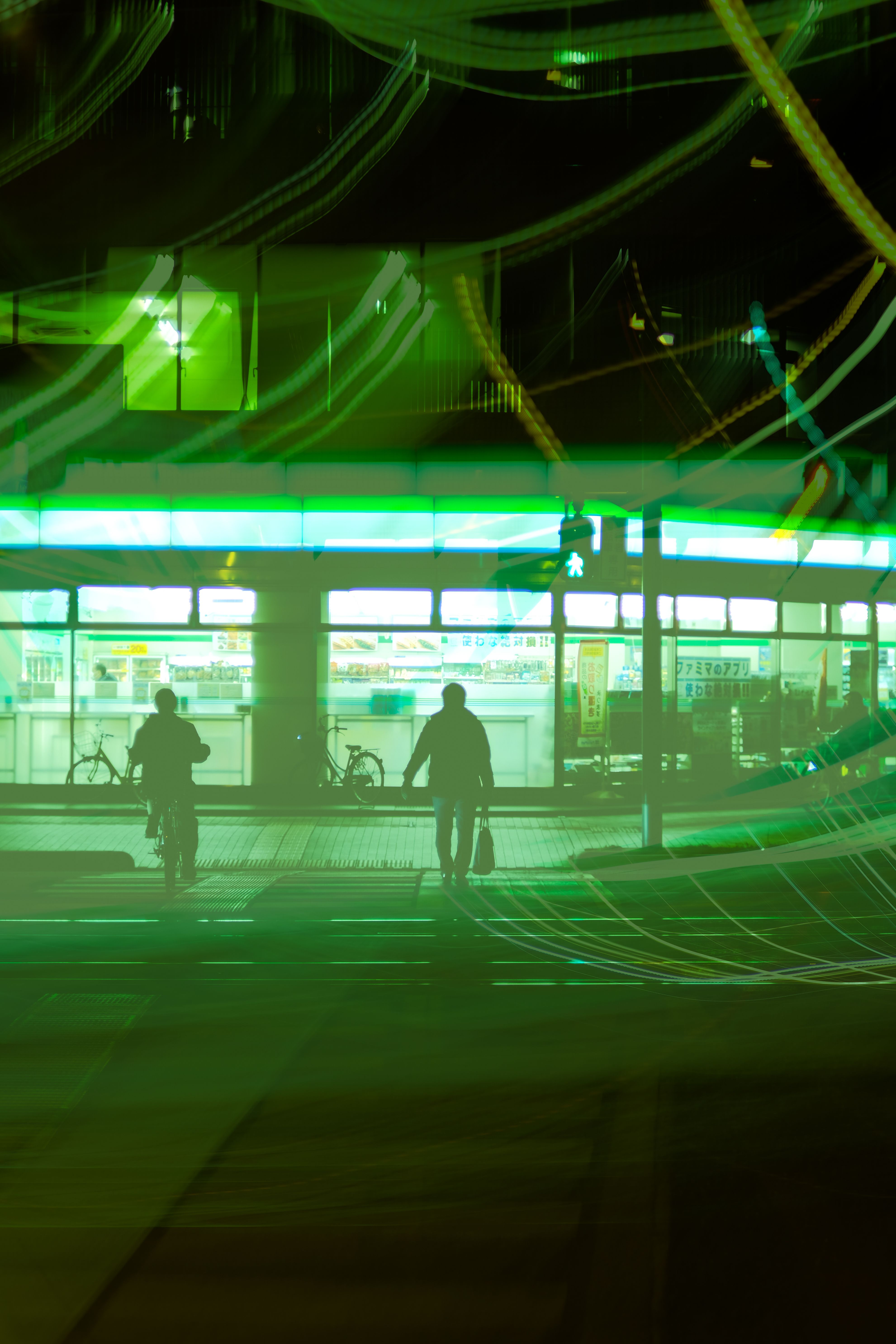 Green Light over People Crossing Street · Free Stock Photo