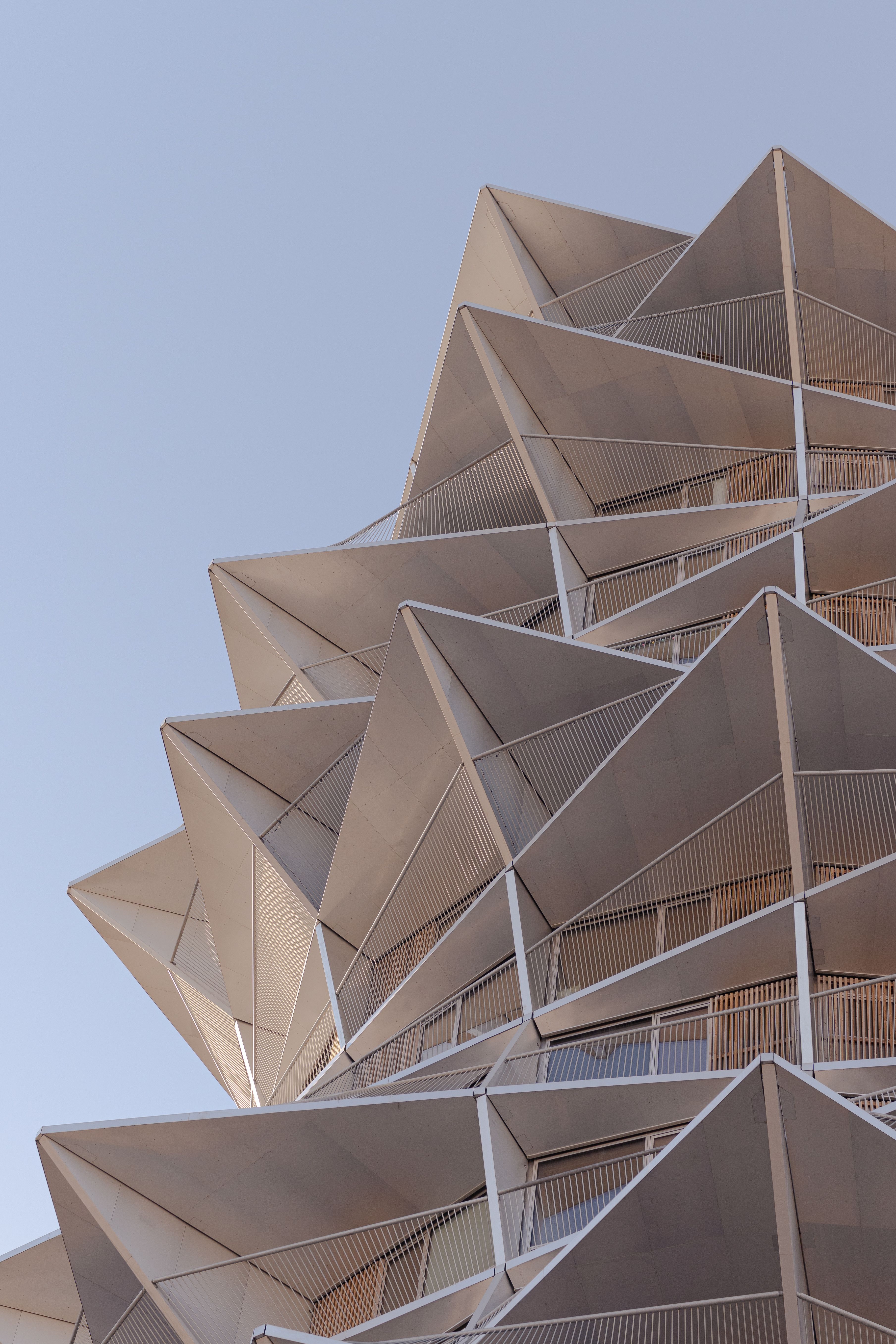 Low Angle Shot of One of the Kaktus Towers in Copenhagen, Denmark ...