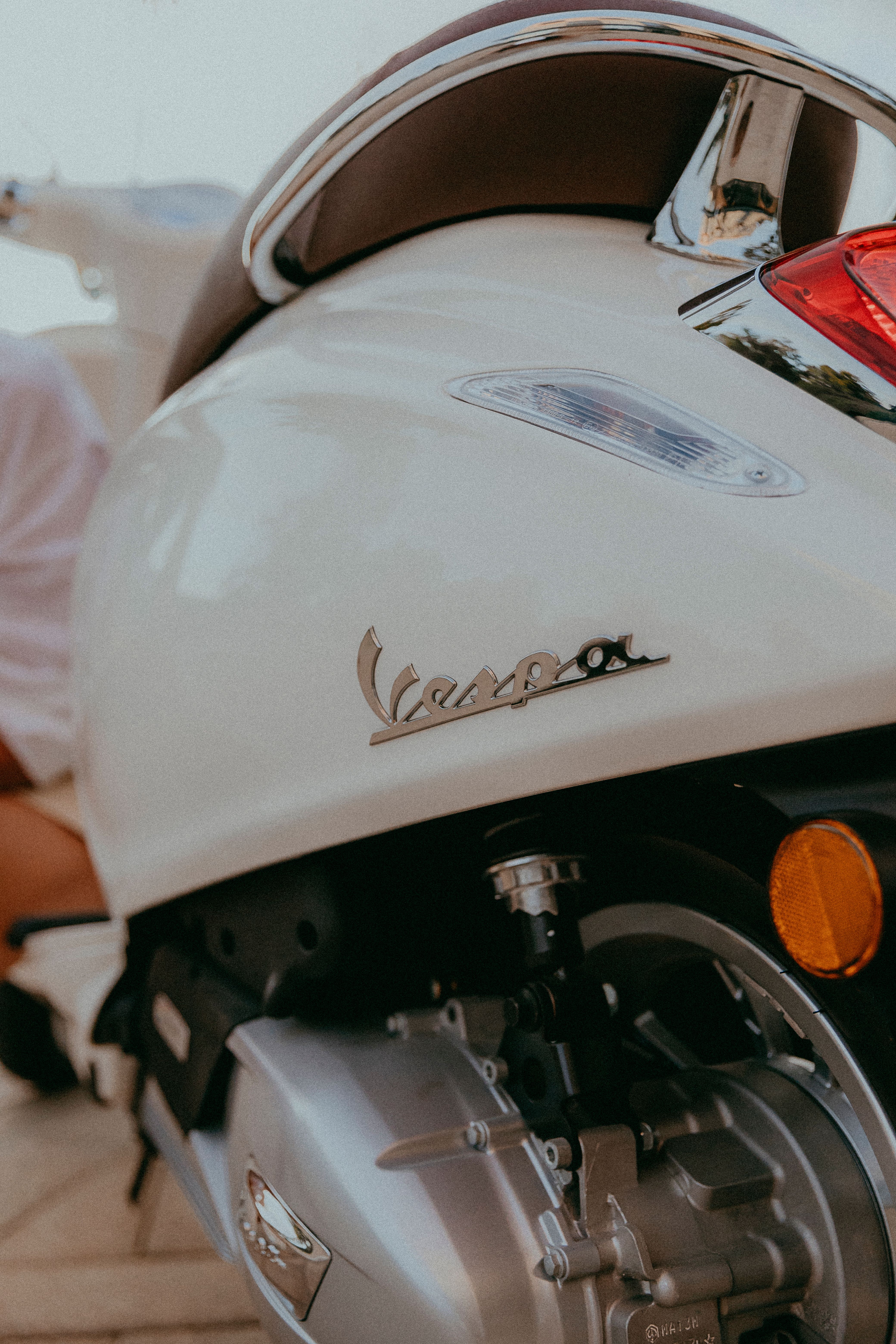 Piaggio Vespa Standing inside of a Bar · Free Stock Photo
