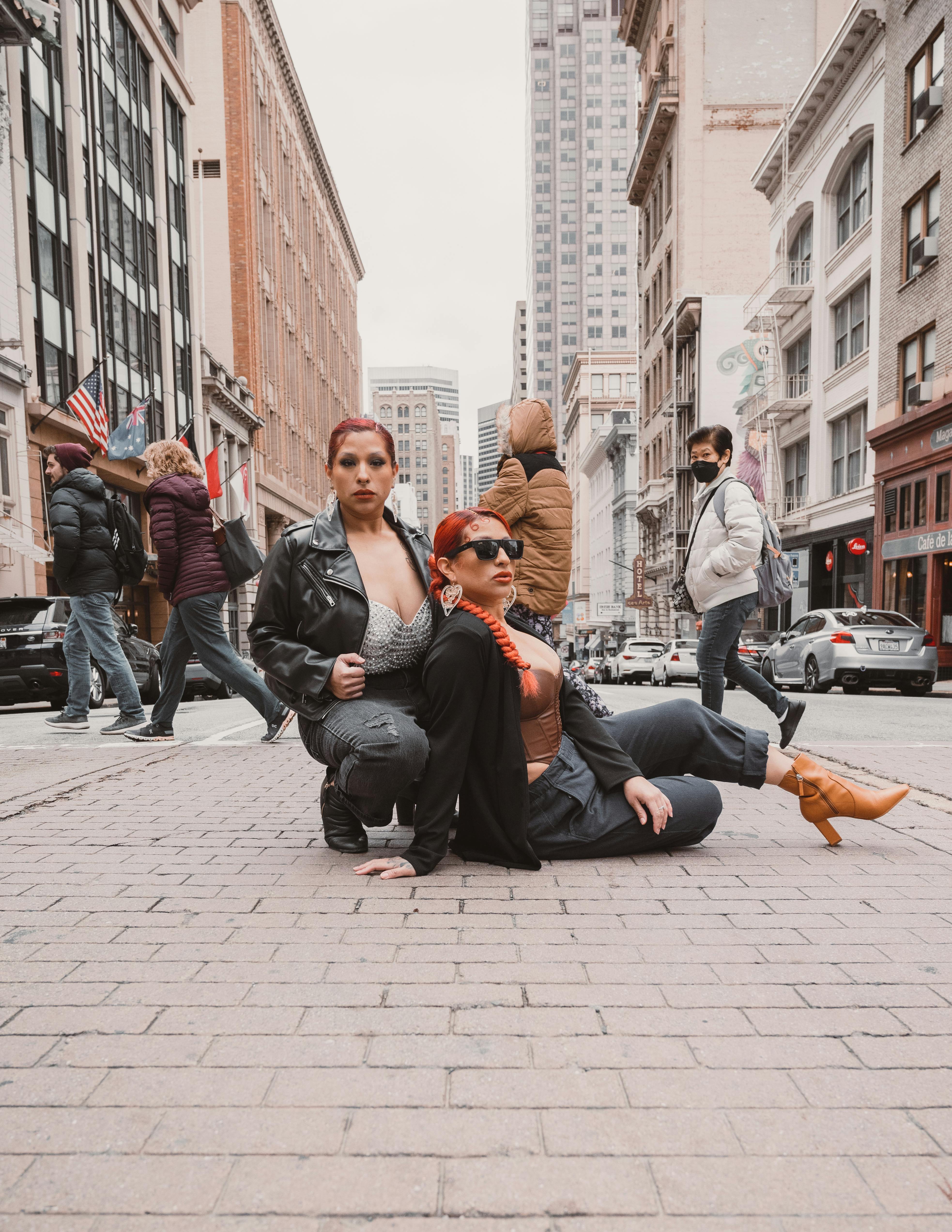 Woman Posing on Bridge · Free Stock Photo