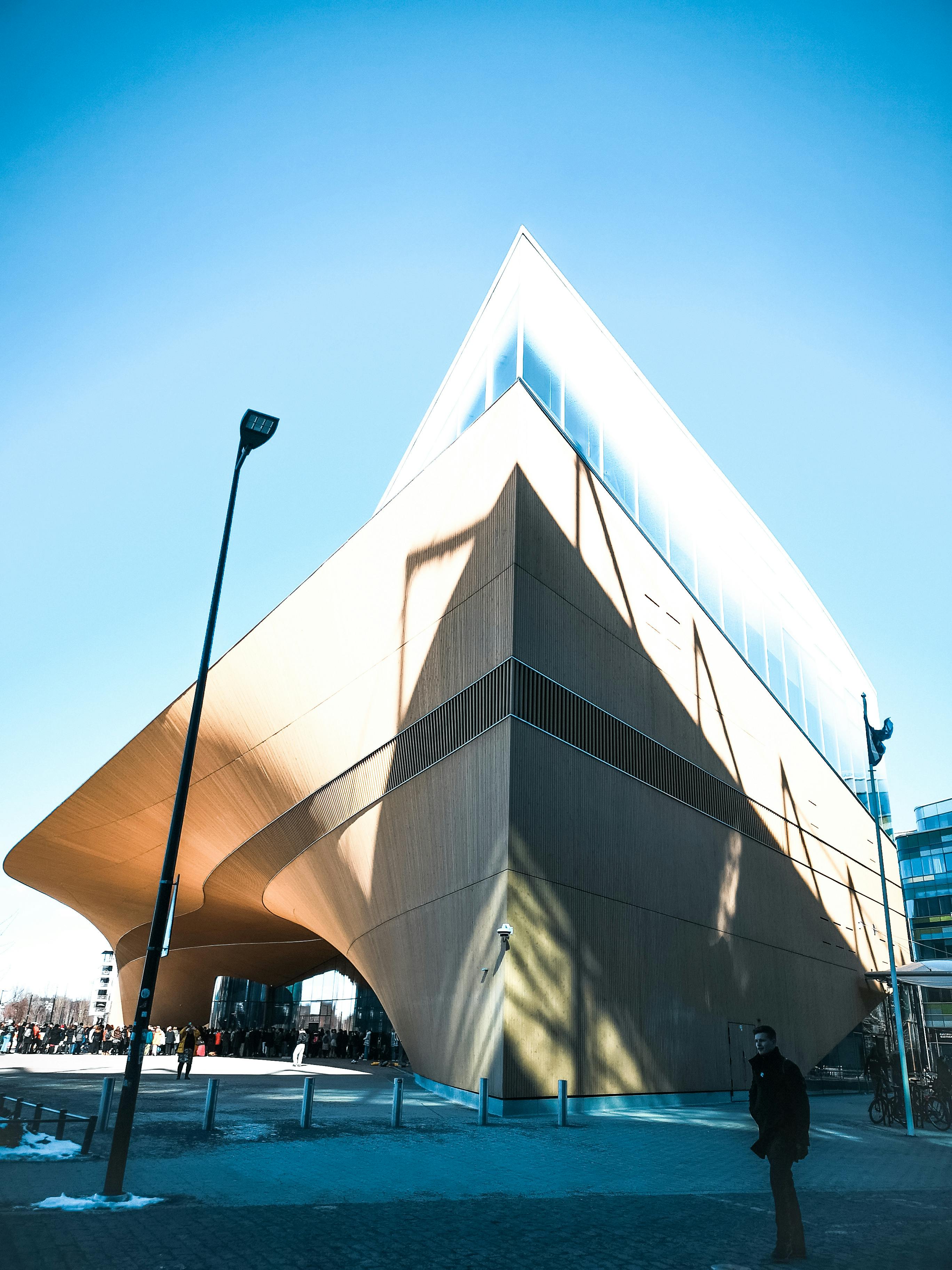 A Modern Library in Helsinki · Free Stock Photo