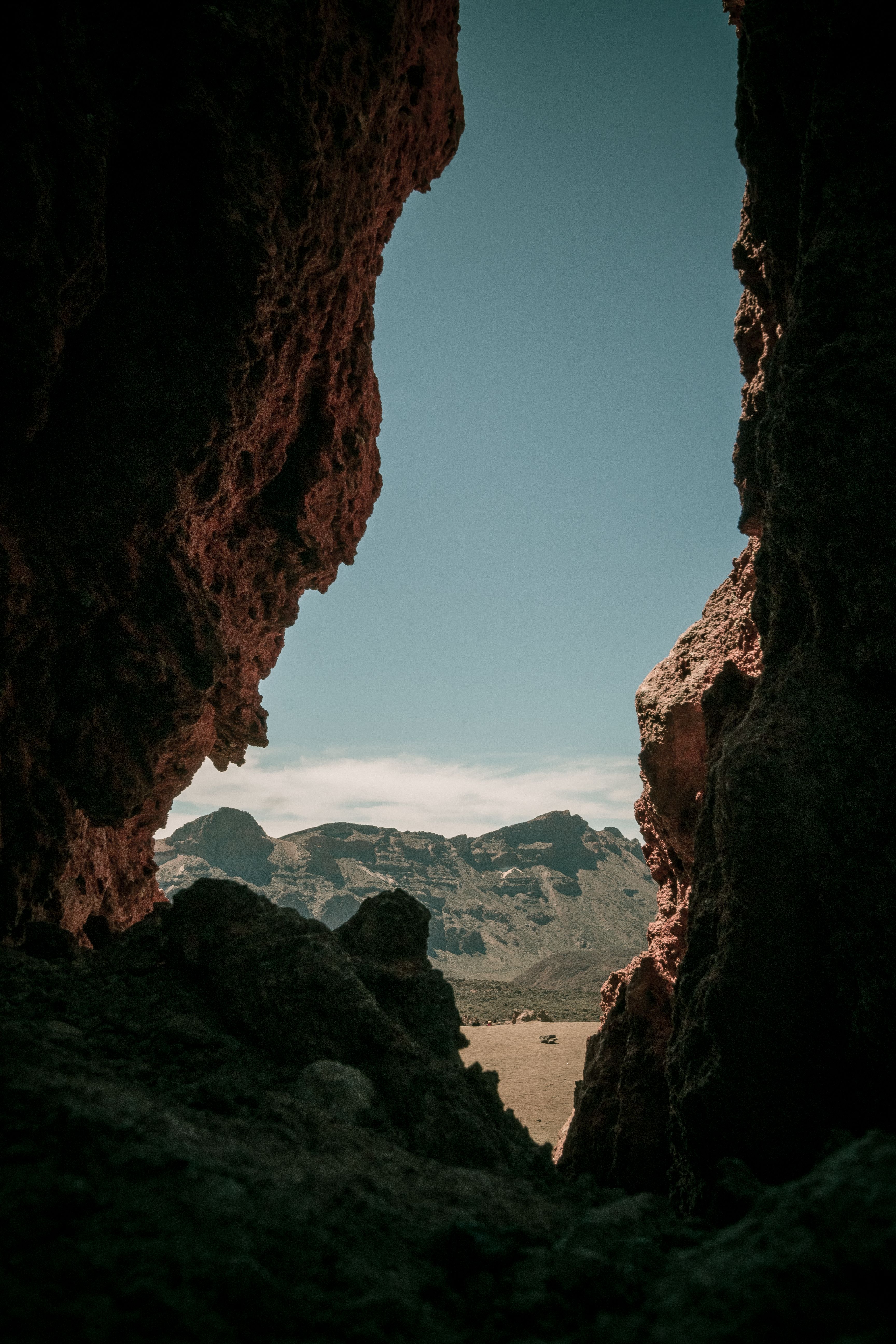 Sunlit Rock Formations in Nature · Free Stock Photo