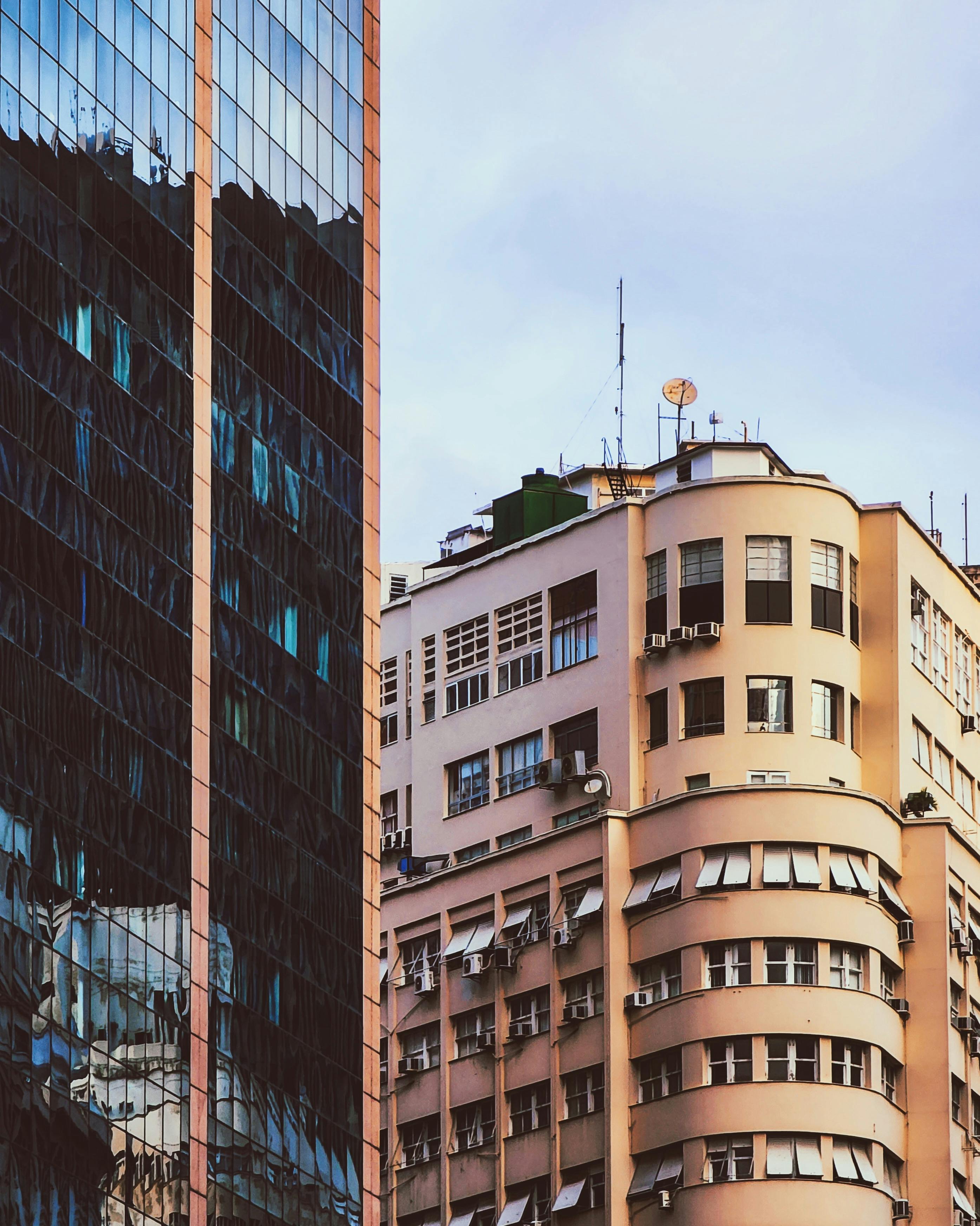 Modern Building with Connectors · Free Stock Photo