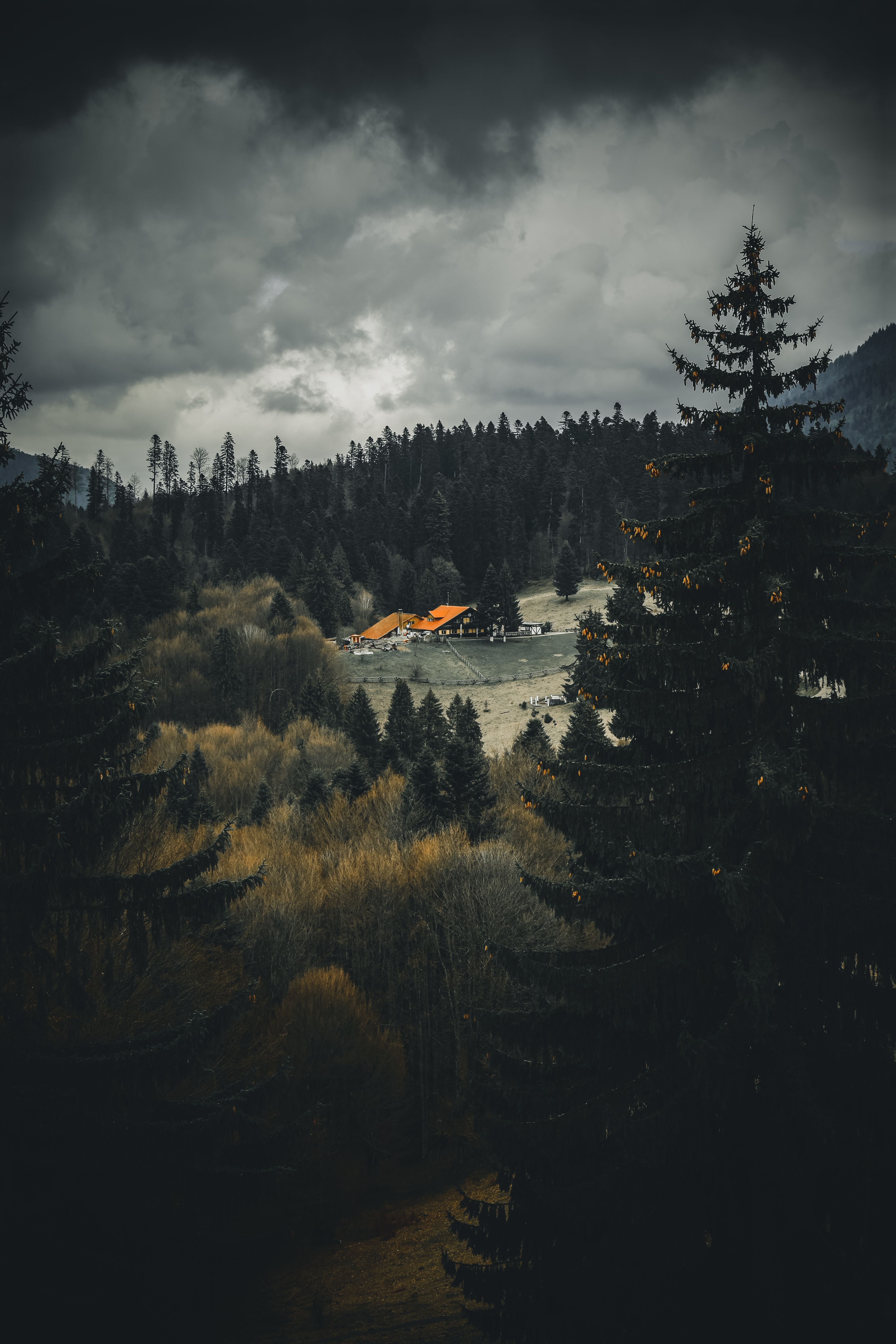 Storm Clouds over the Valley in Mountains · Free Stock Photo