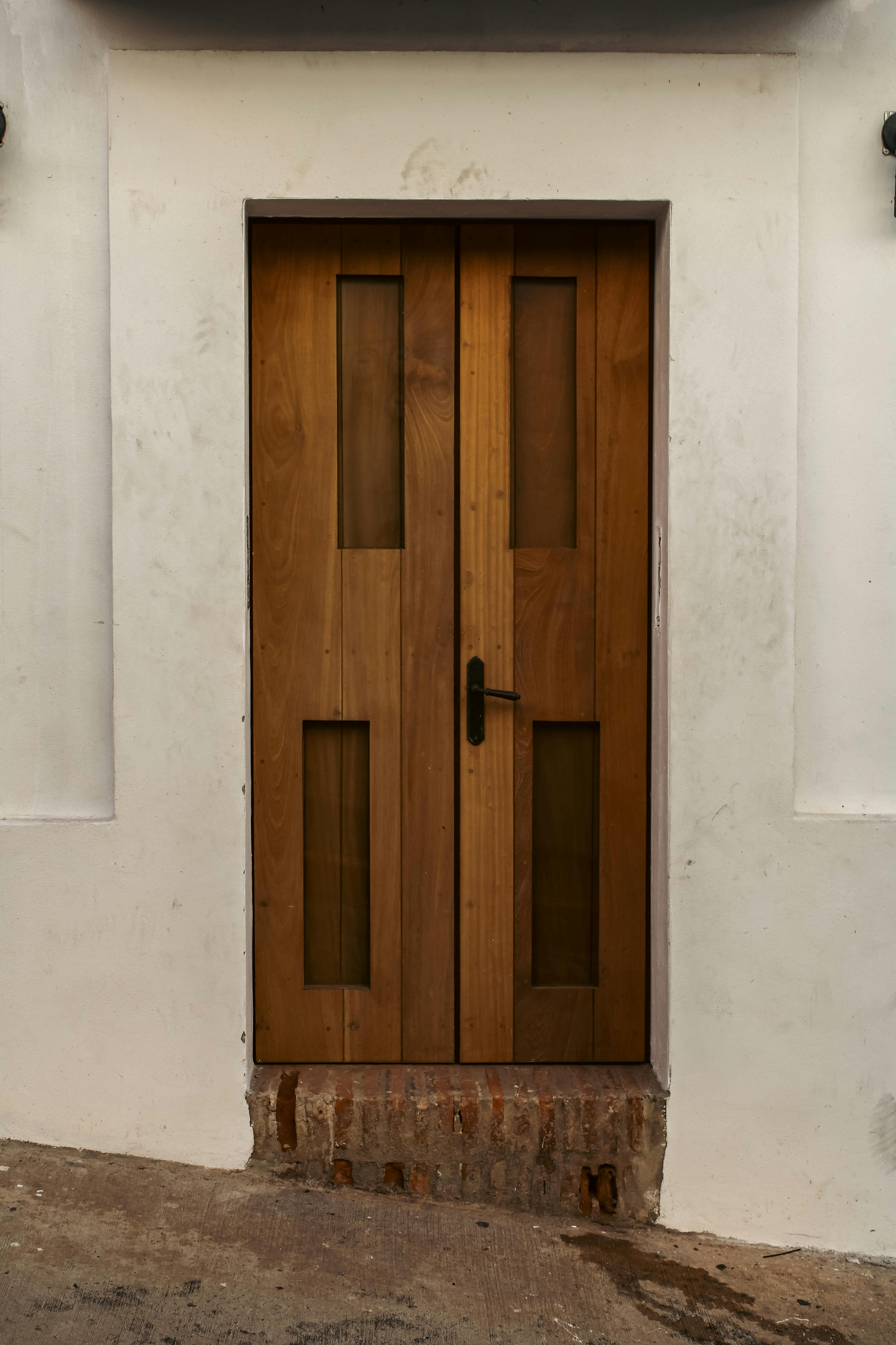 Wooden Scratched Door · Free Stock Photo