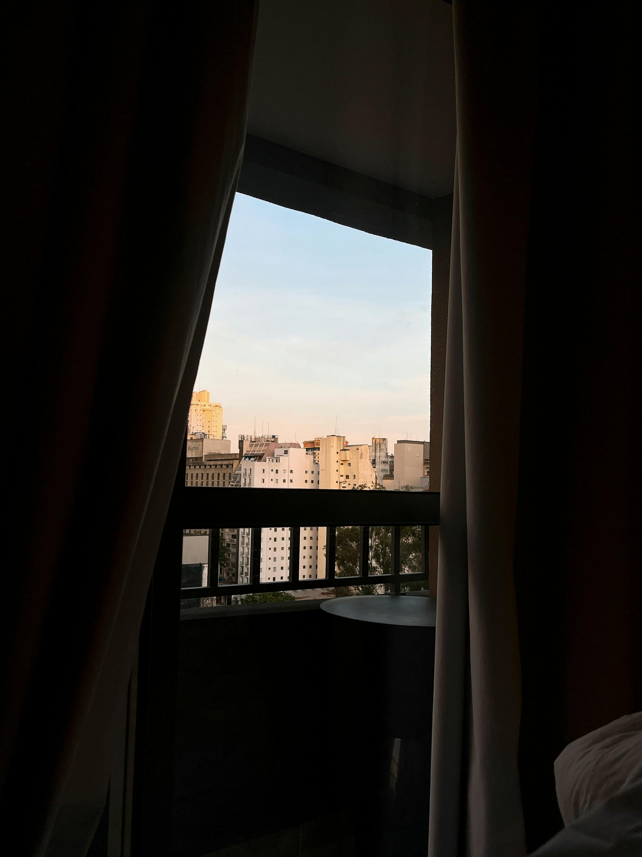 Block Flats Seen from Window · Free Stock Photo