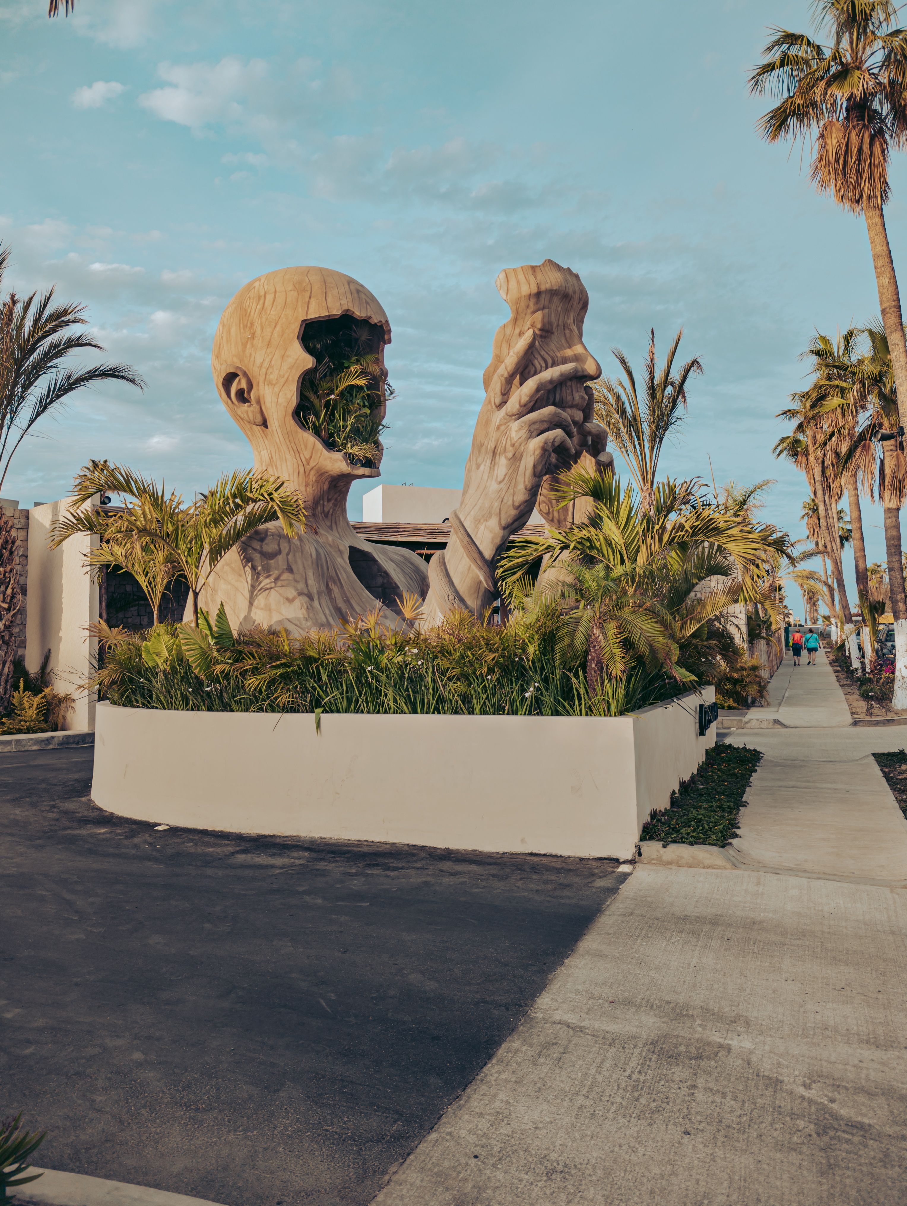 Large Sculpture Among Greenery in Park in Mexico · Free Stock Photo