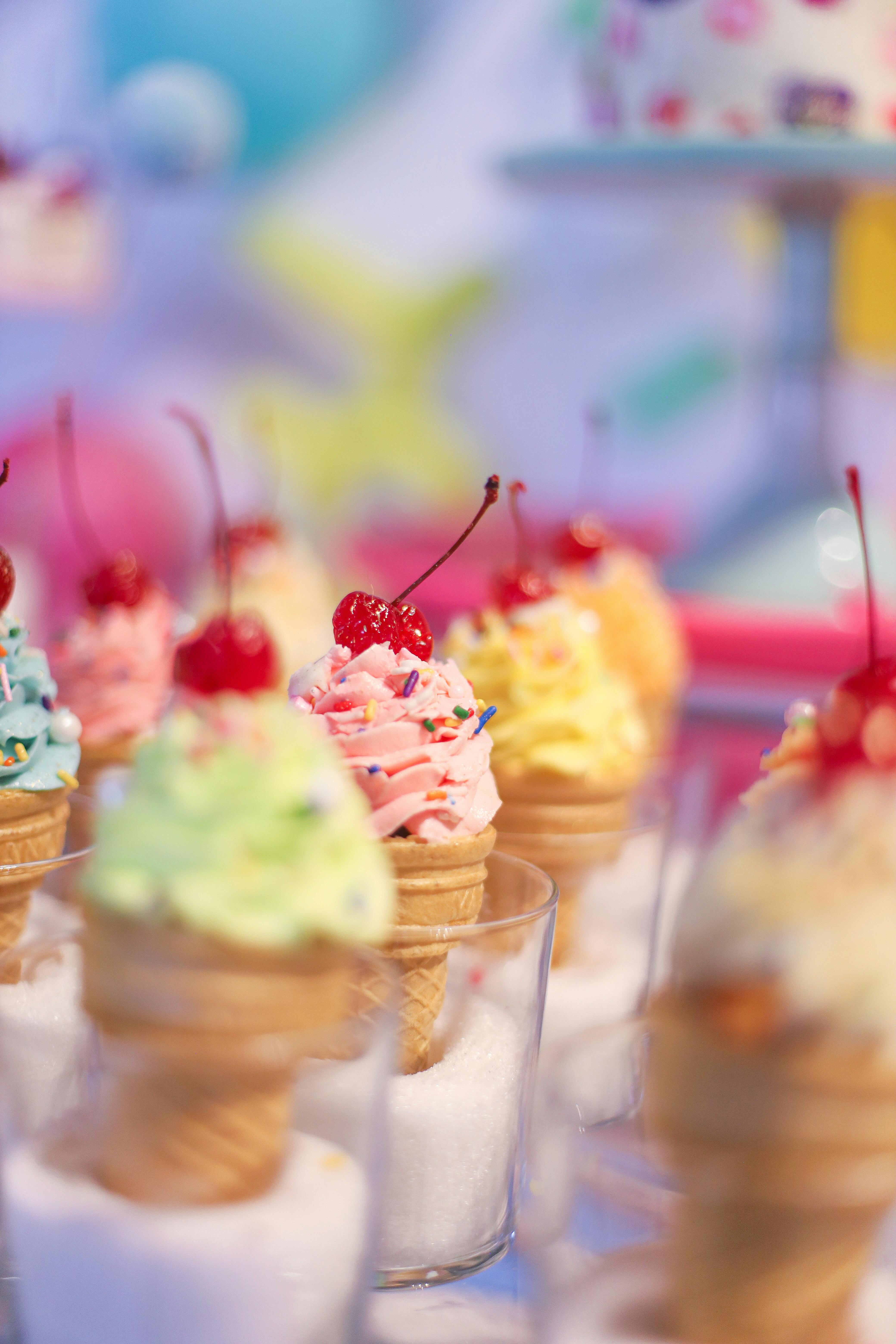 Colorful Ice Cream in a Cafe · Free Stock Photo