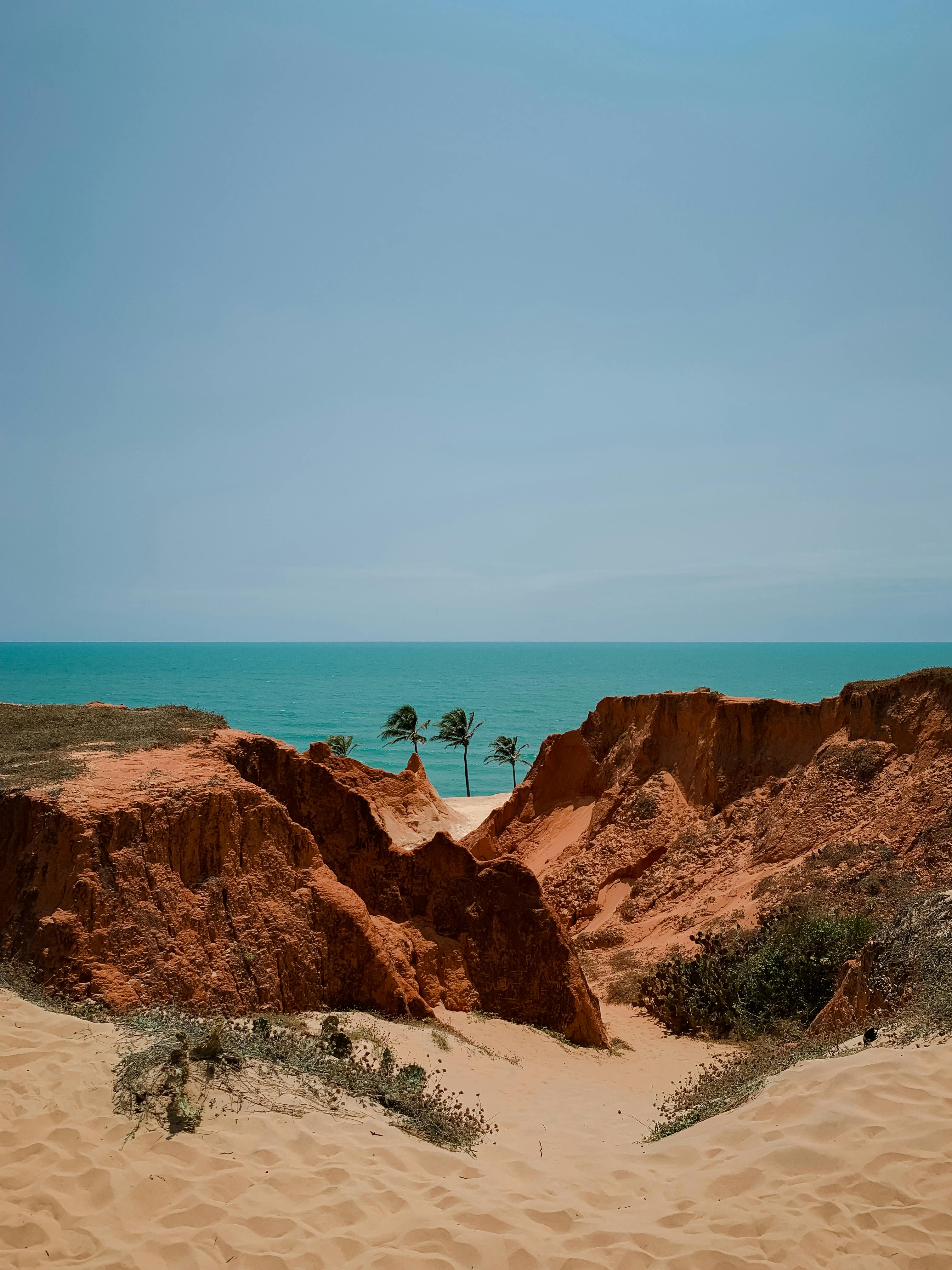 Barren Rocks on Sea Coast · Free Stock Photo
