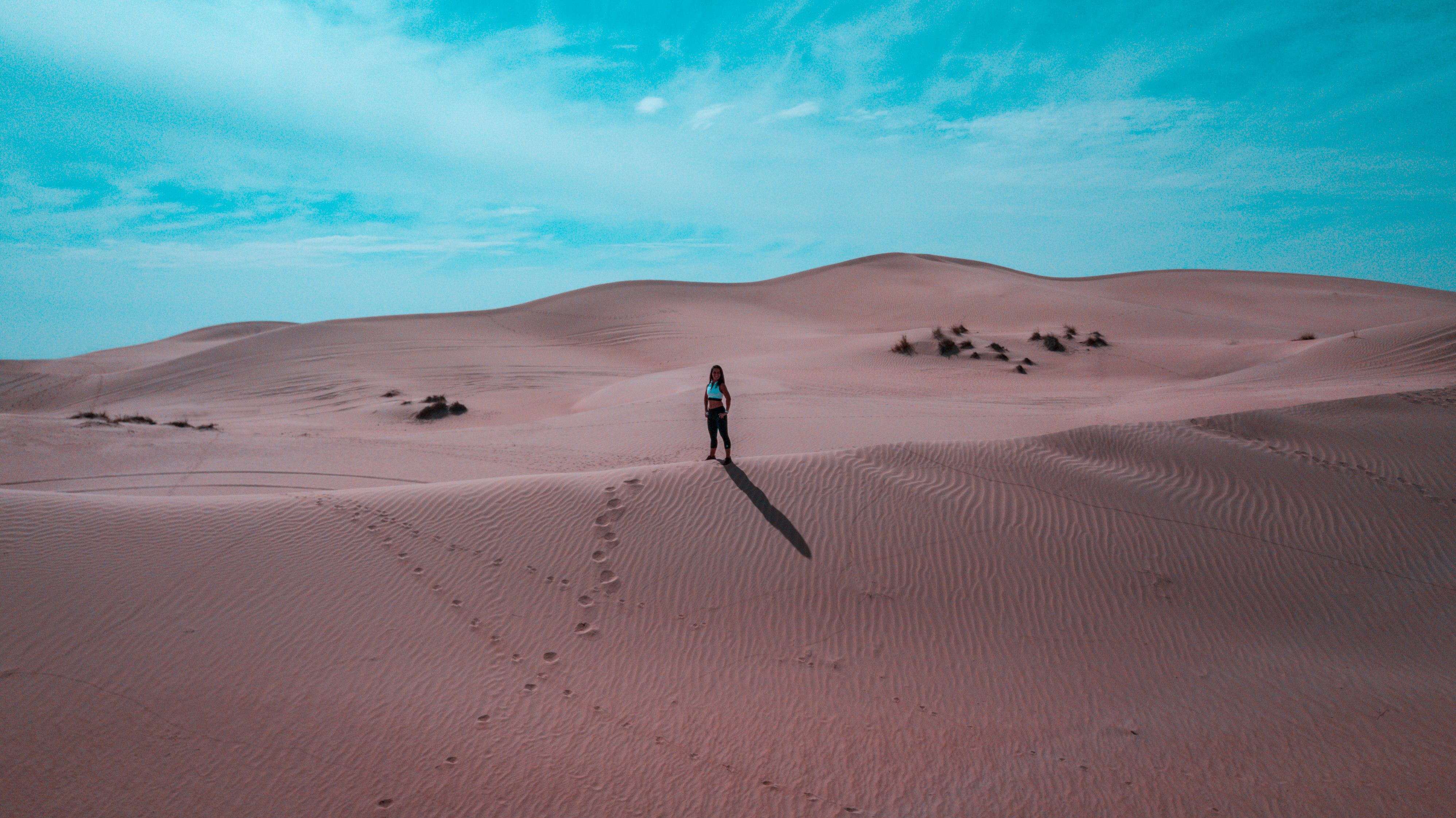 Person At The Desert · Free Stock Photo