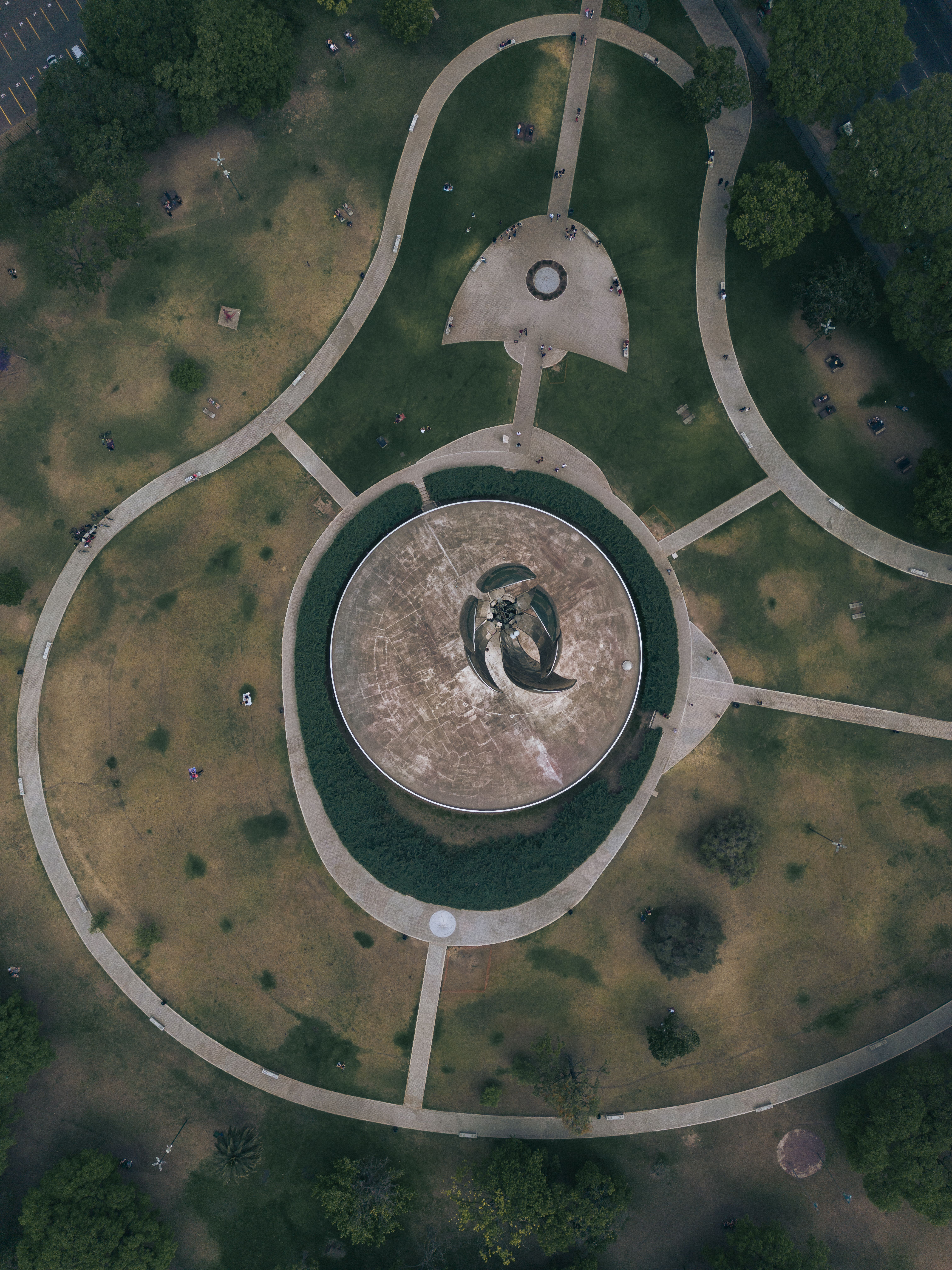 Aerial View of Tierra Sculpture in Buenos Aires · Free Stock Photo
