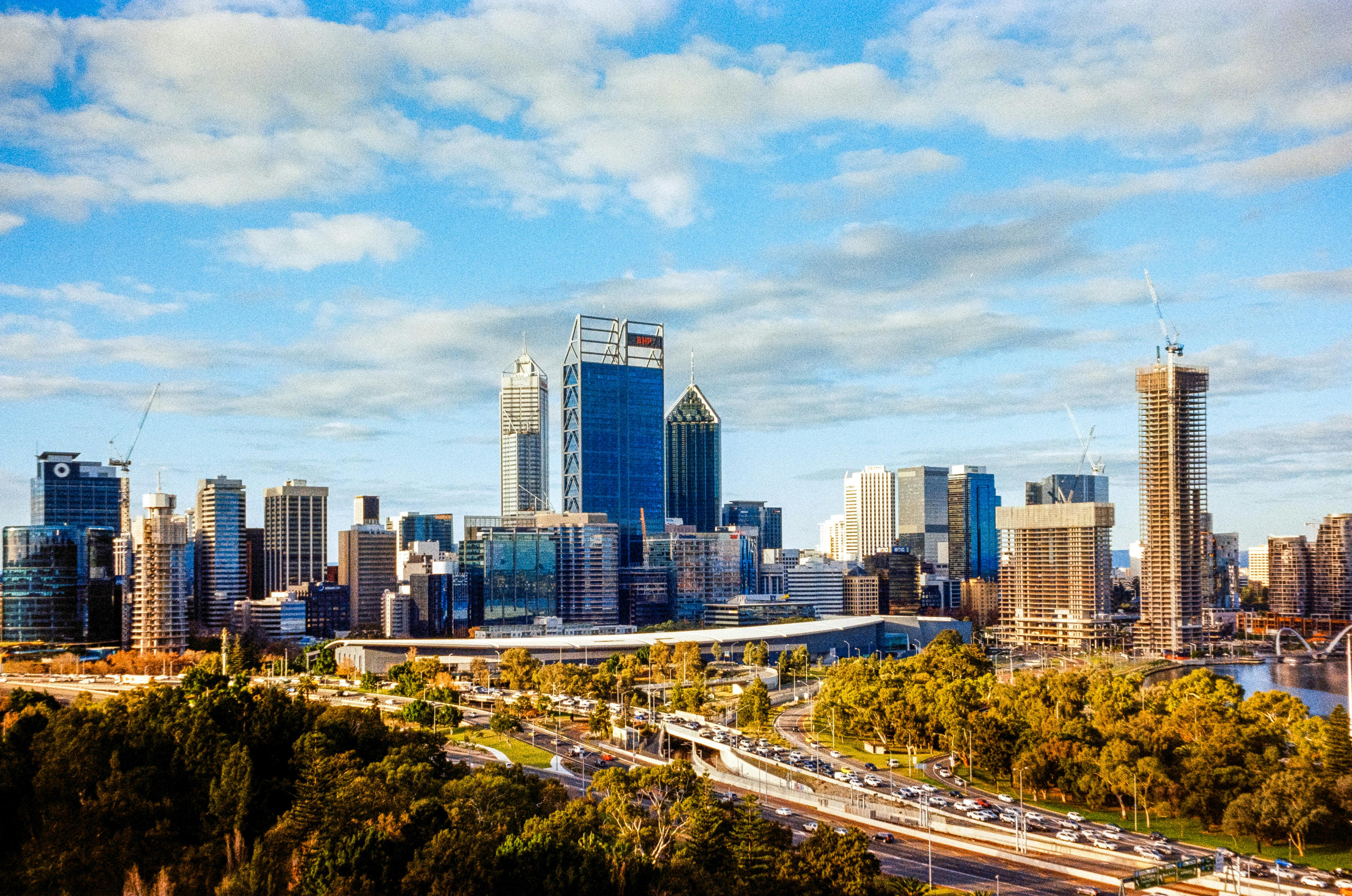 Skyscrapers in Downtown of Perth, Western Australia · Free Stock Photo