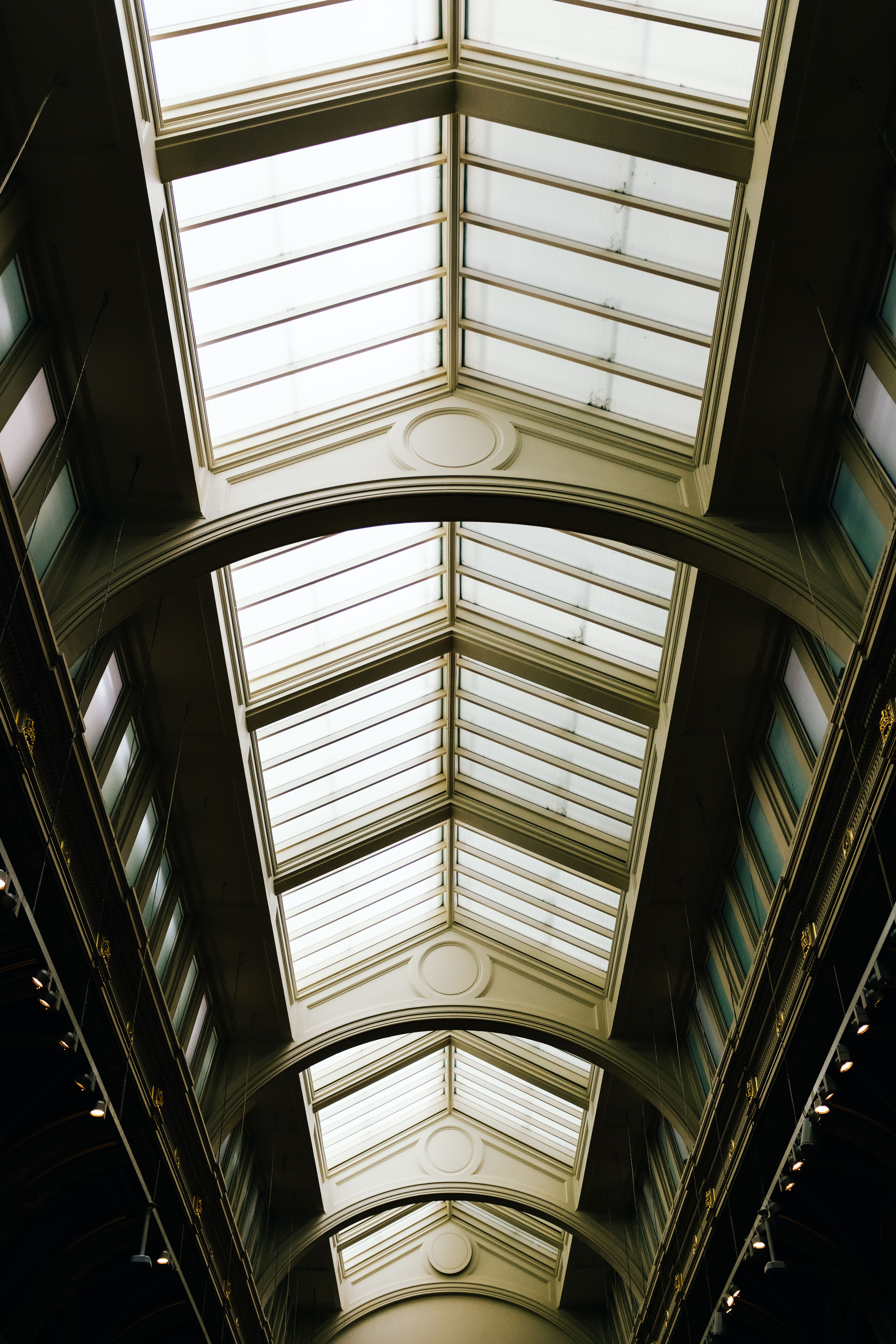 Architectural Skylight Ceiling in Modern Building · Free Stock Photo