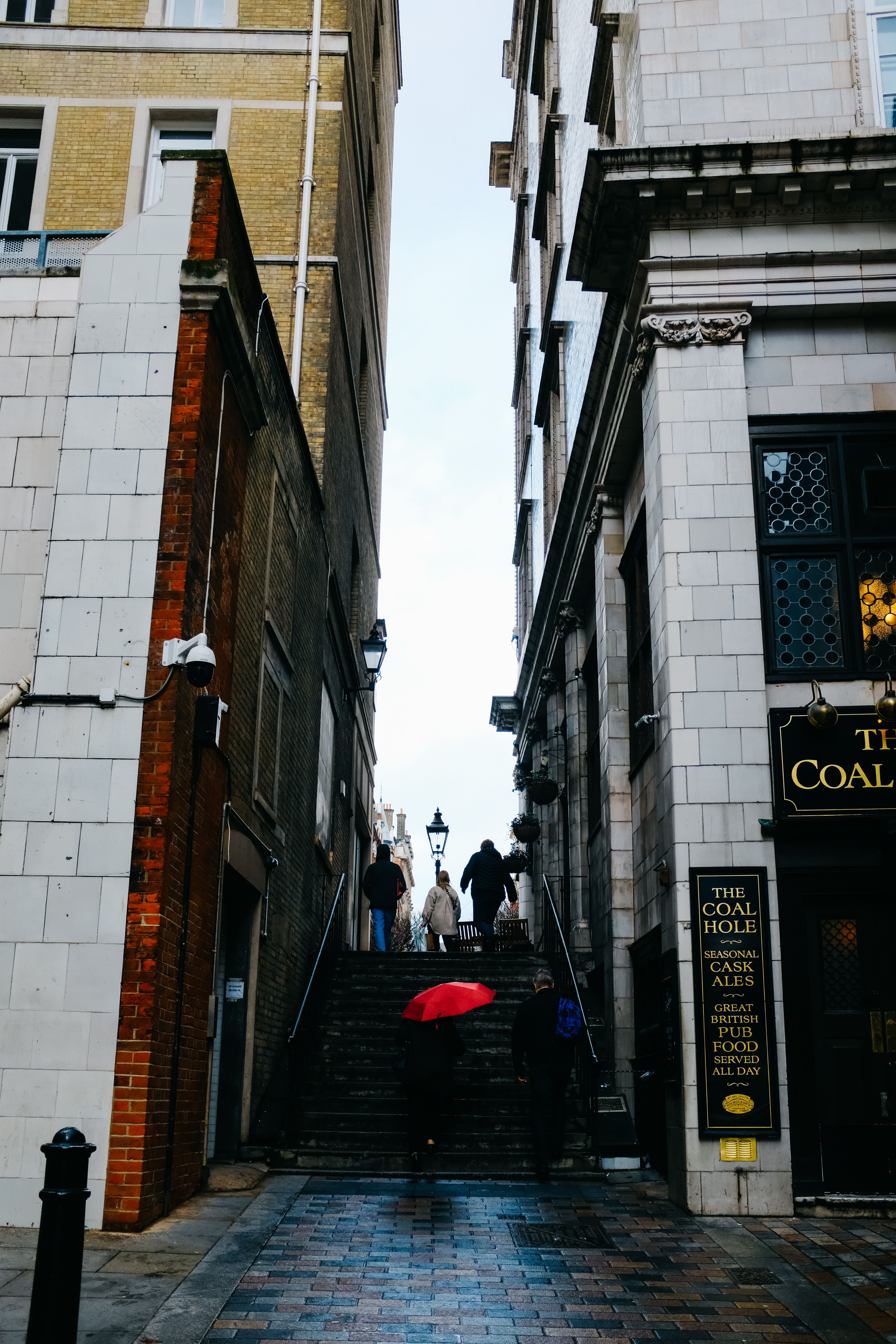 Narrow Alley with Stairs in Town · Free Stock Photo