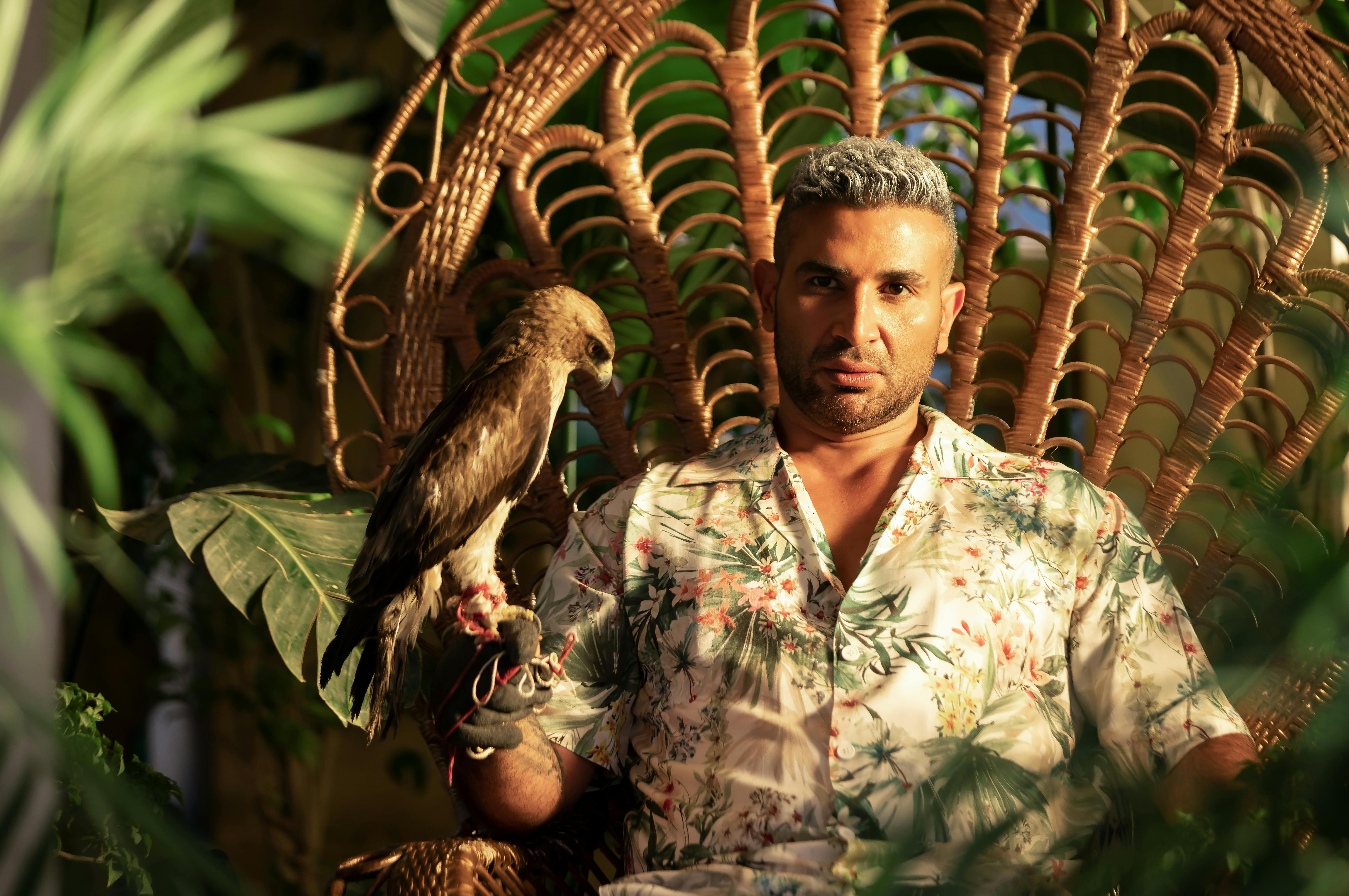 Man with Bird · Free Stock Photo