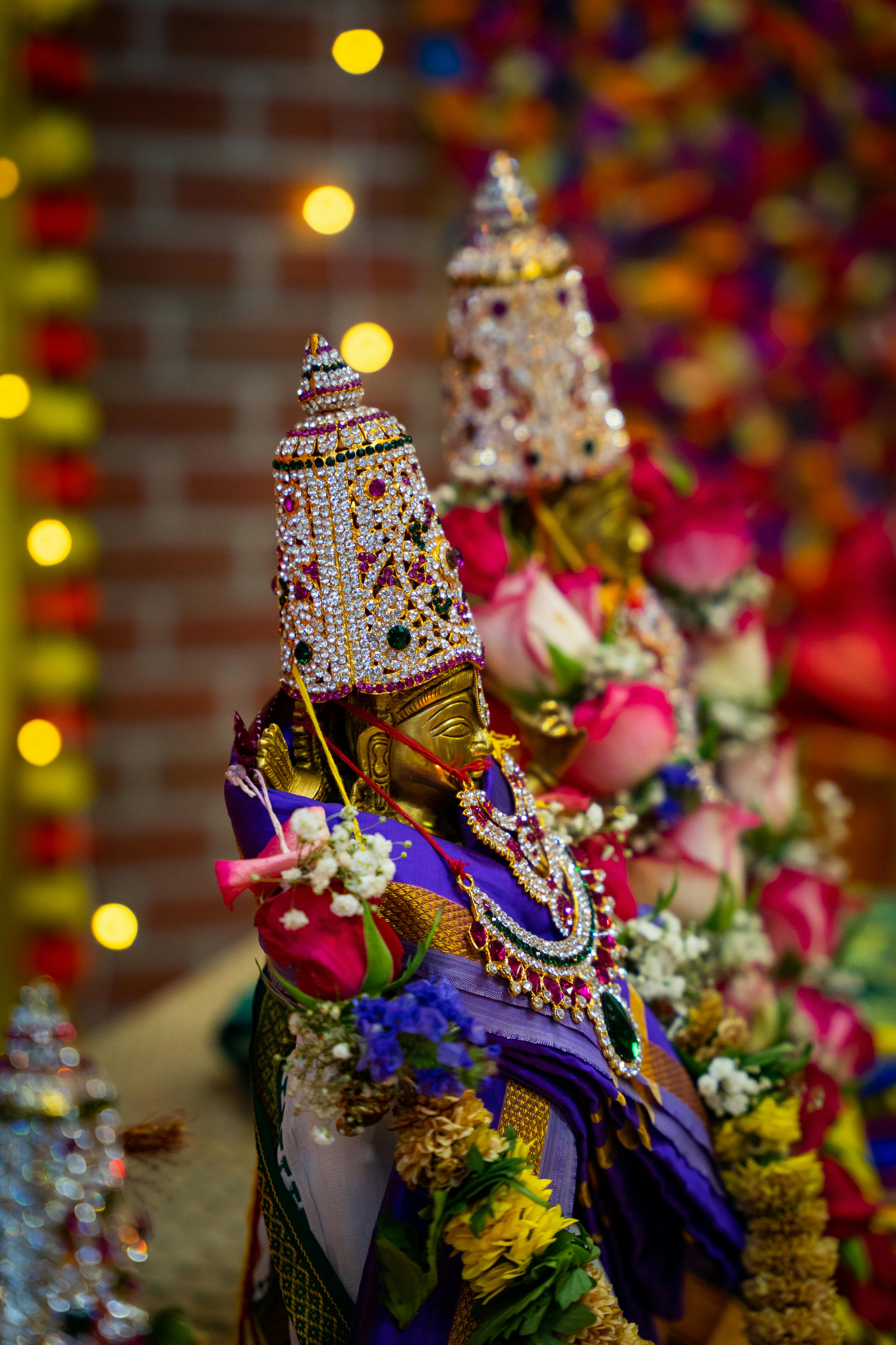 Close up of Handmade, Colorful Dolls · Free Stock Photo