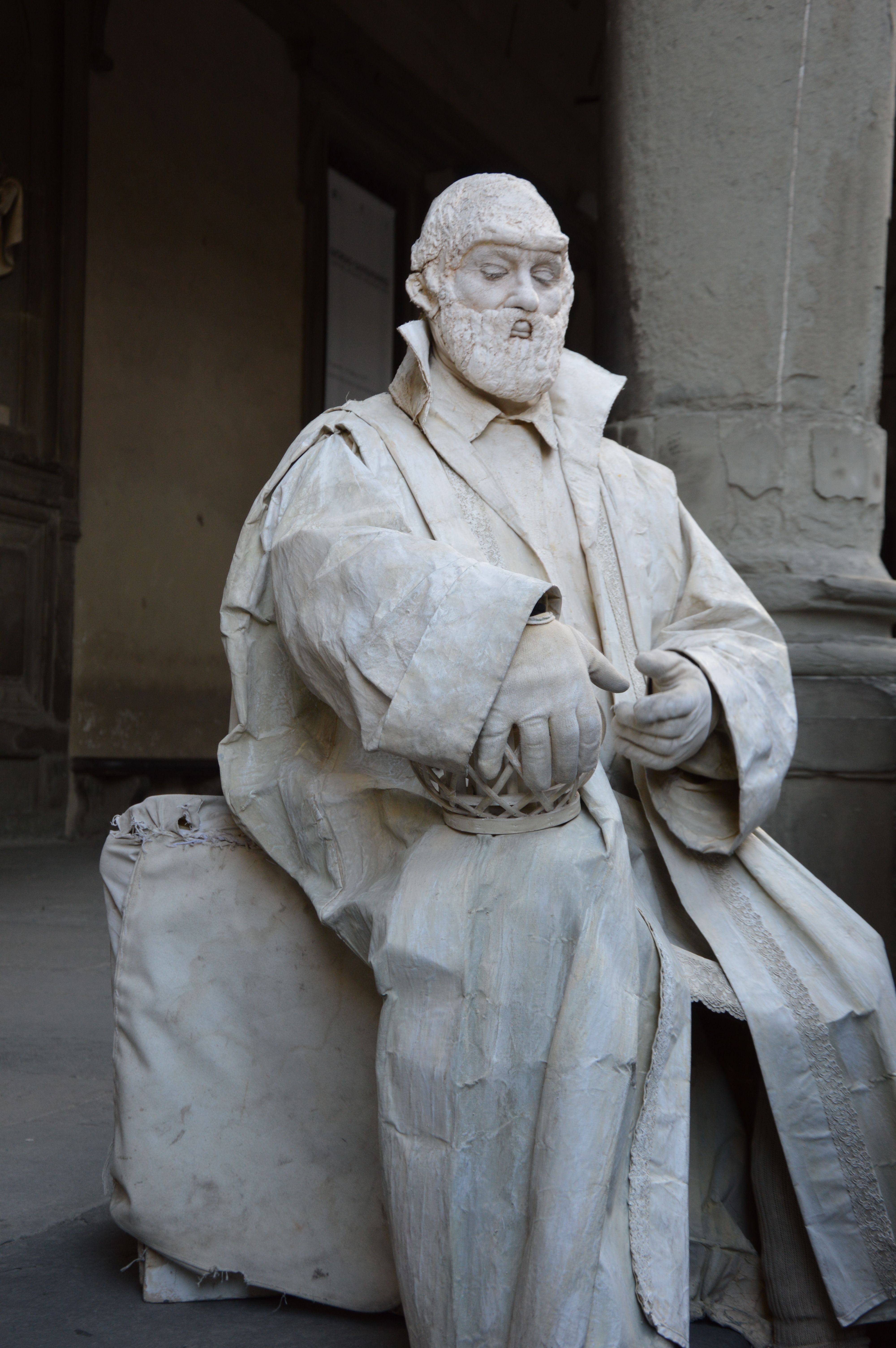 Painting and Statue in Museum · Free Stock Photo