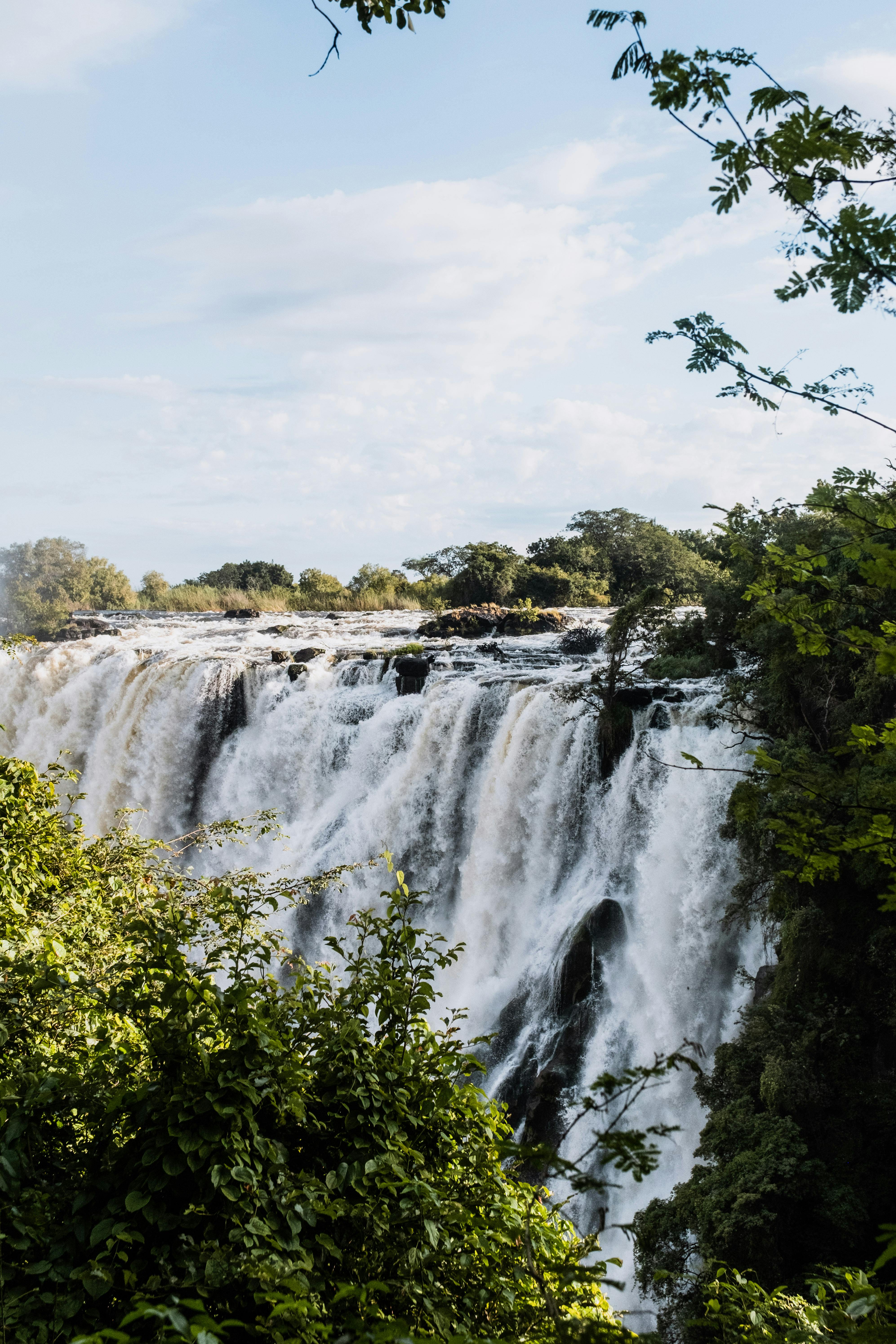 Waterfall in Summer · Free Stock Photo