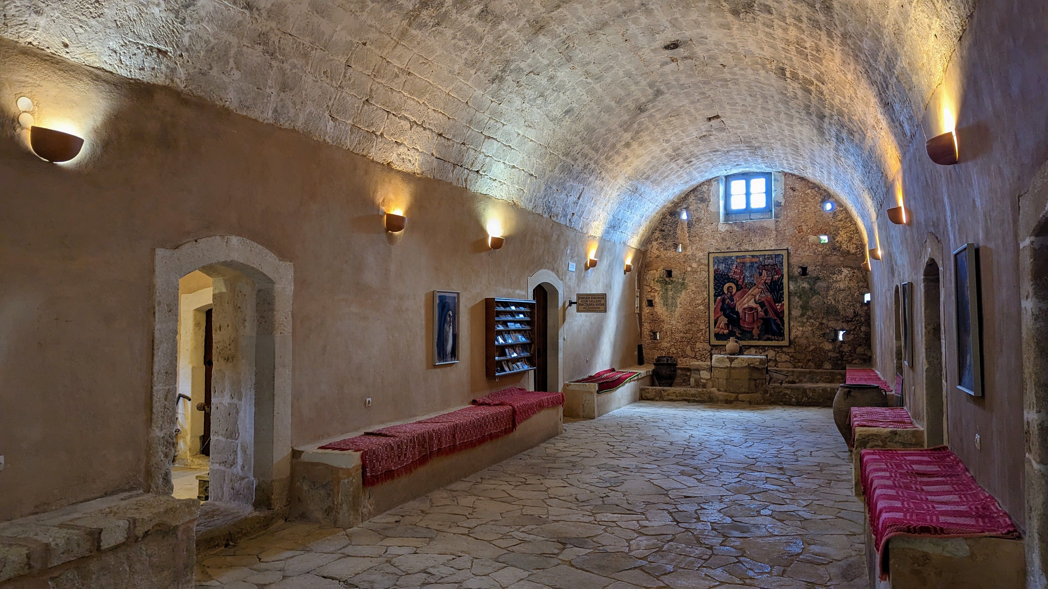 Inteiror of Arkadi Monastery in Greece · Free Stock Photo
