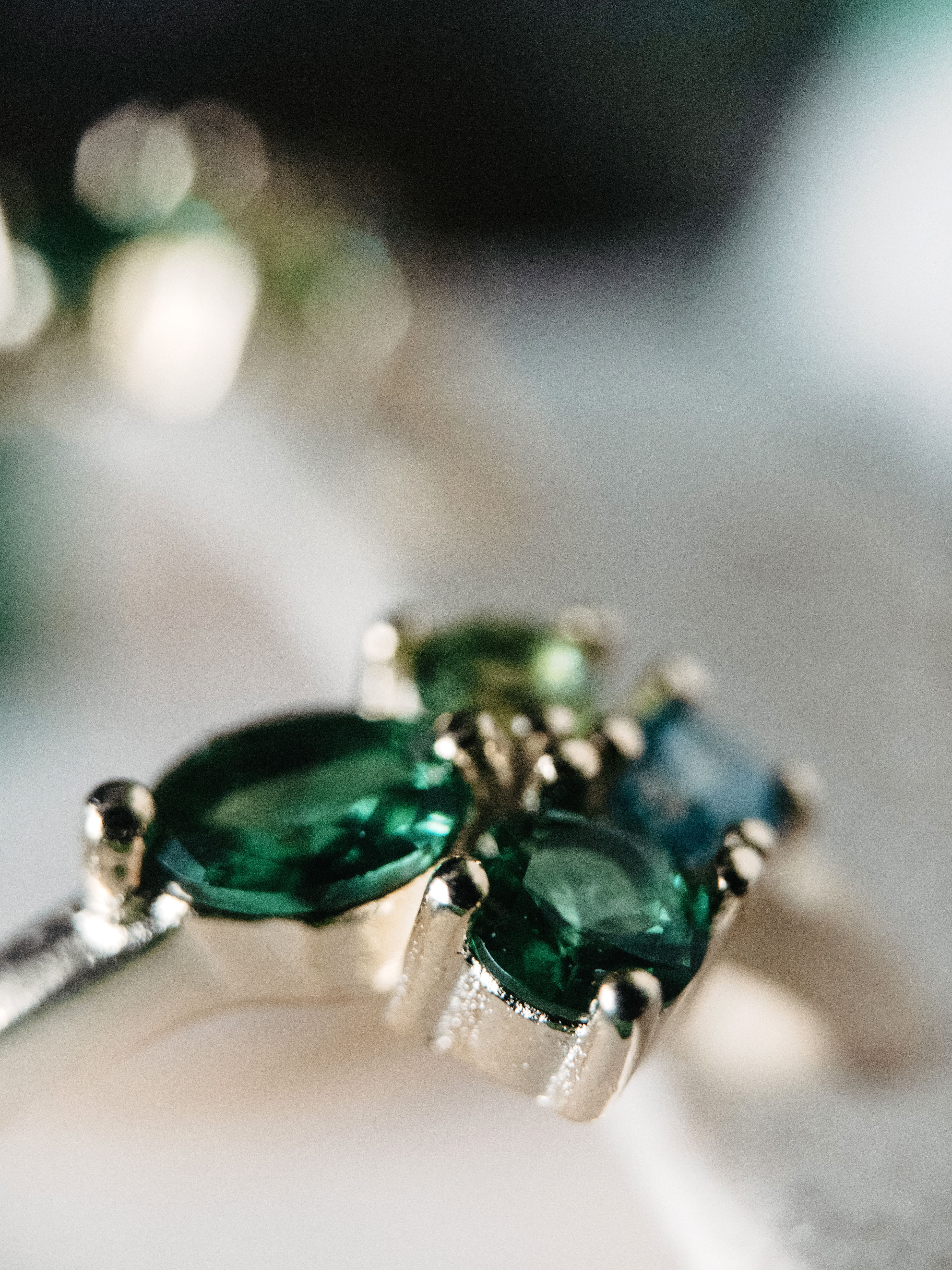 Green Jewelry with Gems · Free Stock Photo