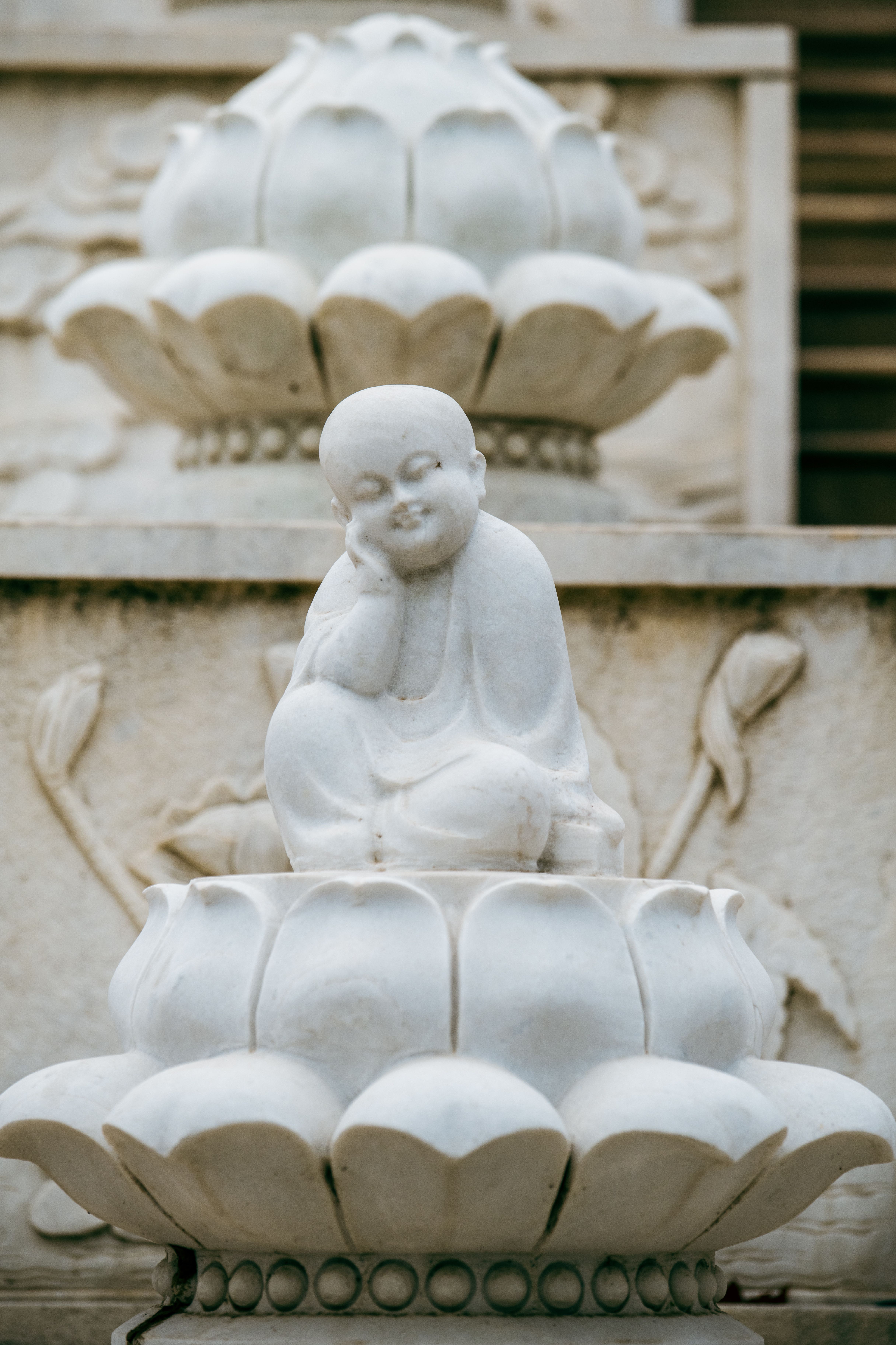 Sculpture of Thinking Buddha · Free Stock Photo