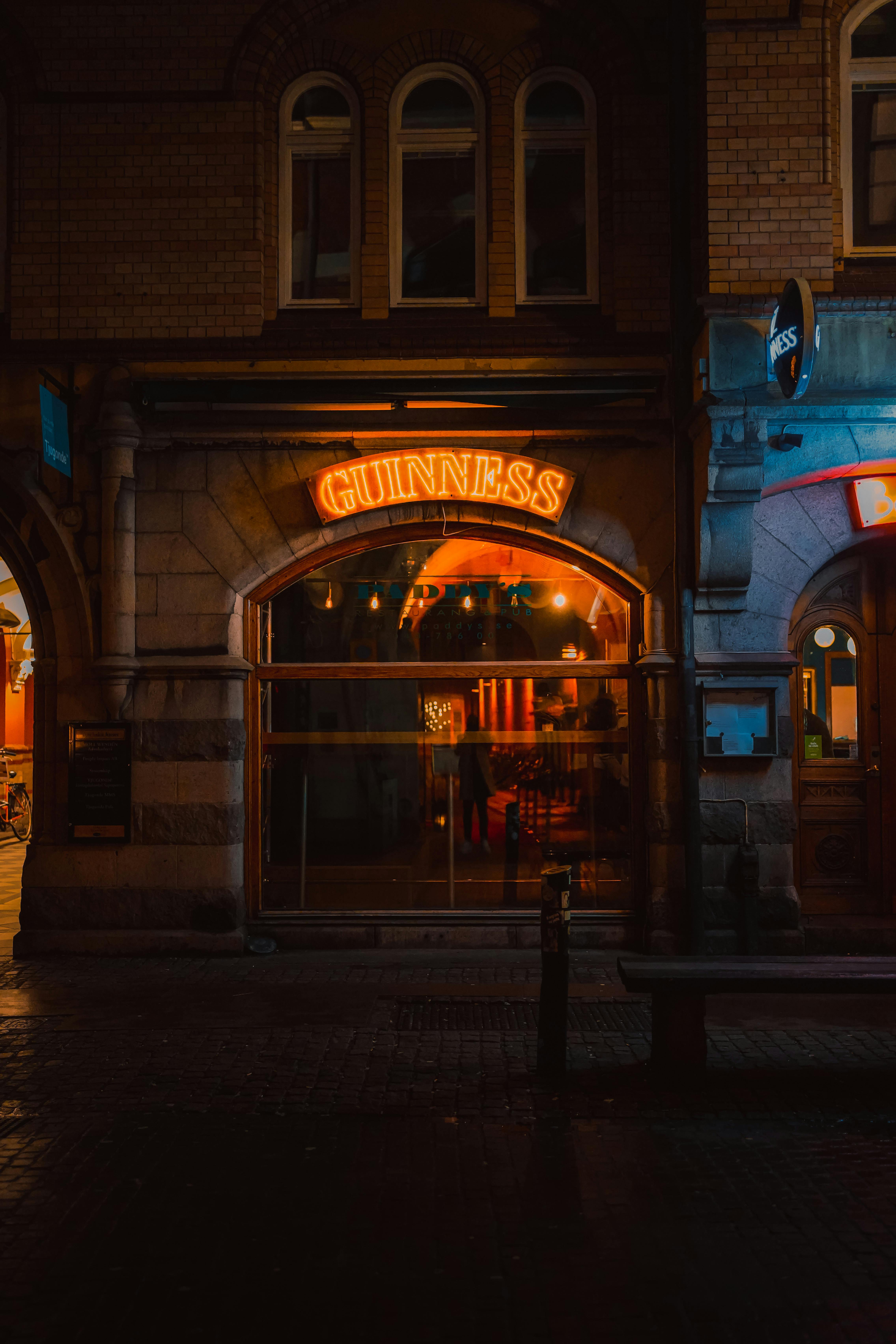 A Bar at Night · Free Stock Photo