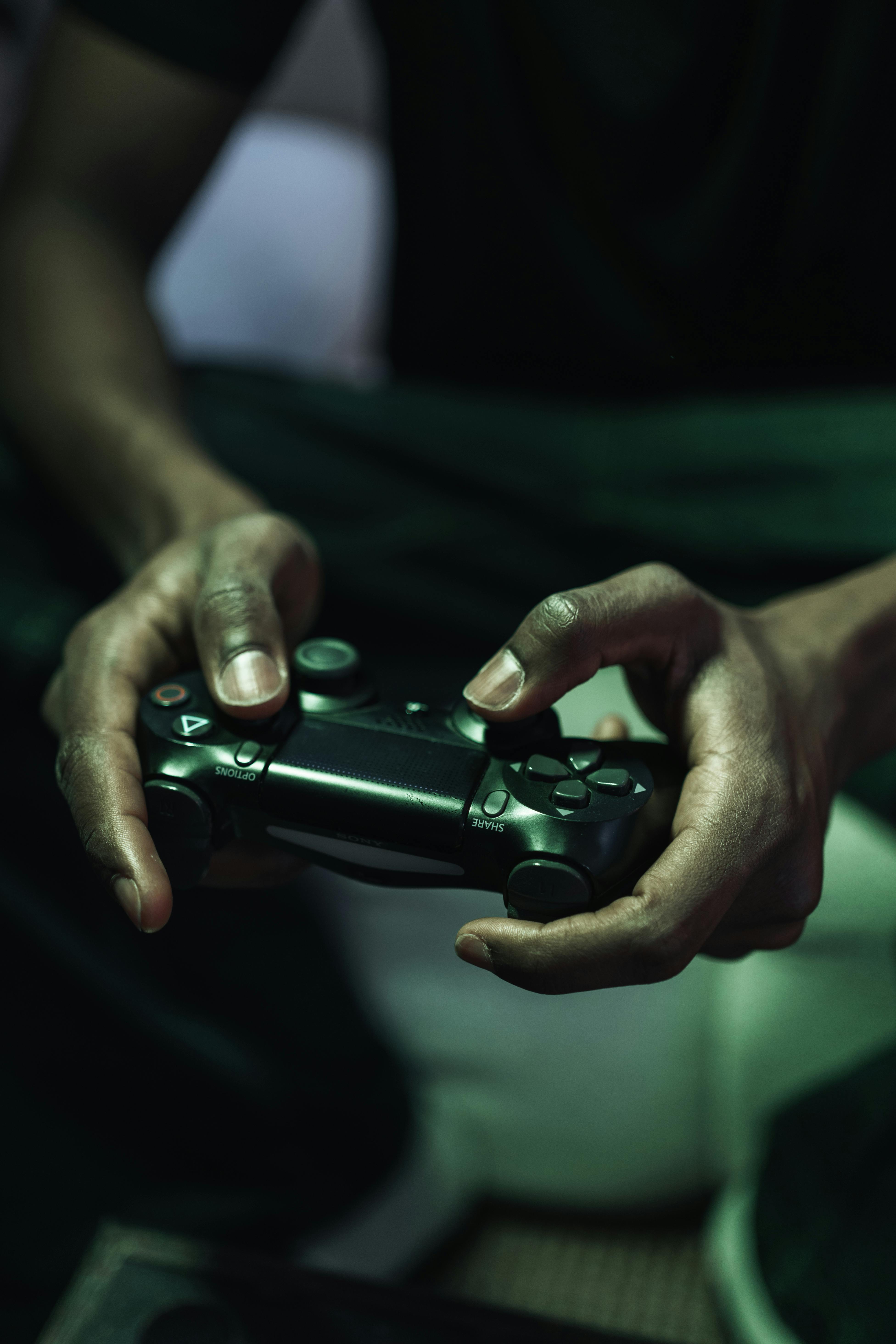 Hands Holding Controller · Free Stock Photo