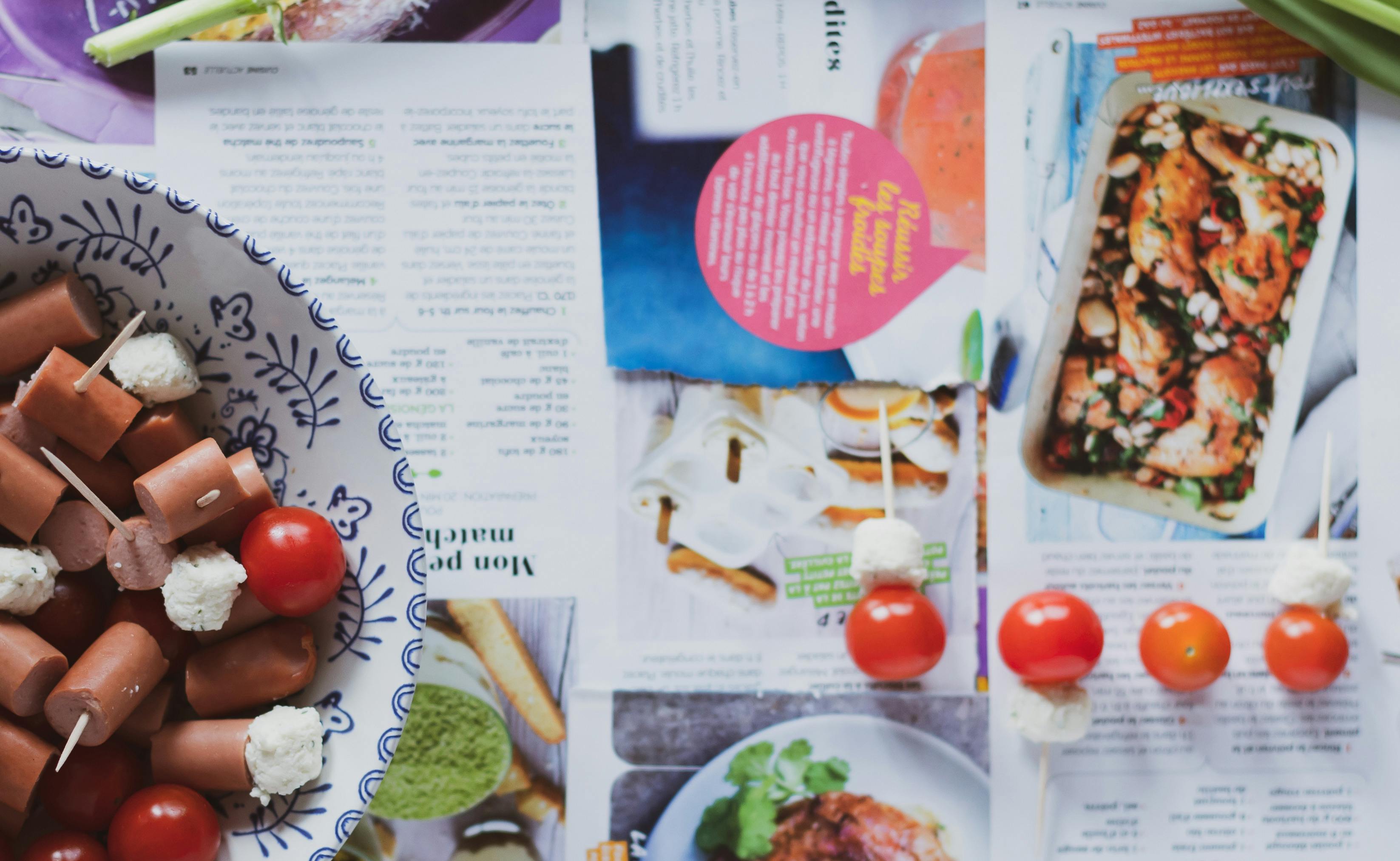 Skewers with Sausace, Cheese and Cherry Tomatoes · Free Stock Photo