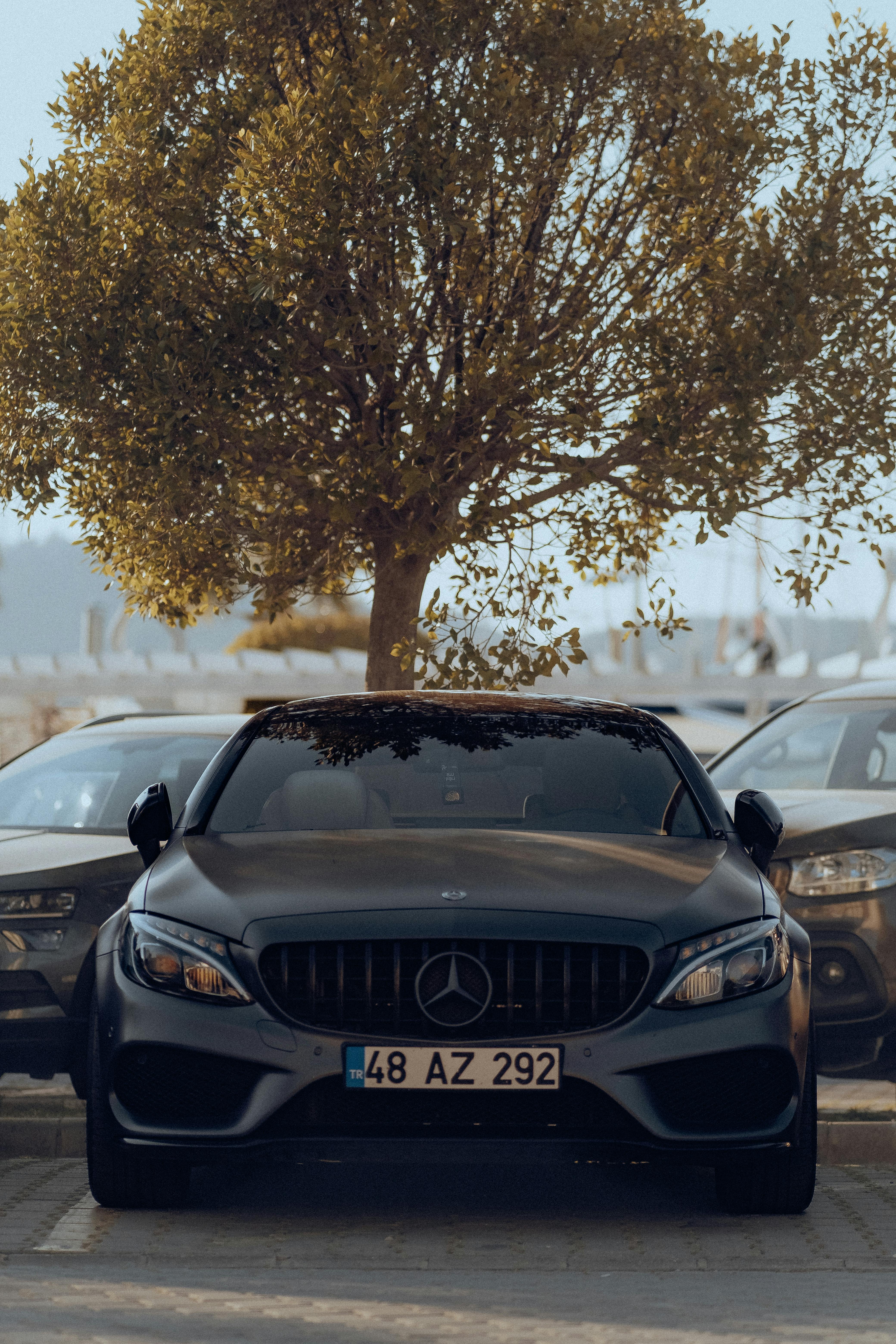 Silver Mercedes Car in a Photo Studio · Free Stock Photo
