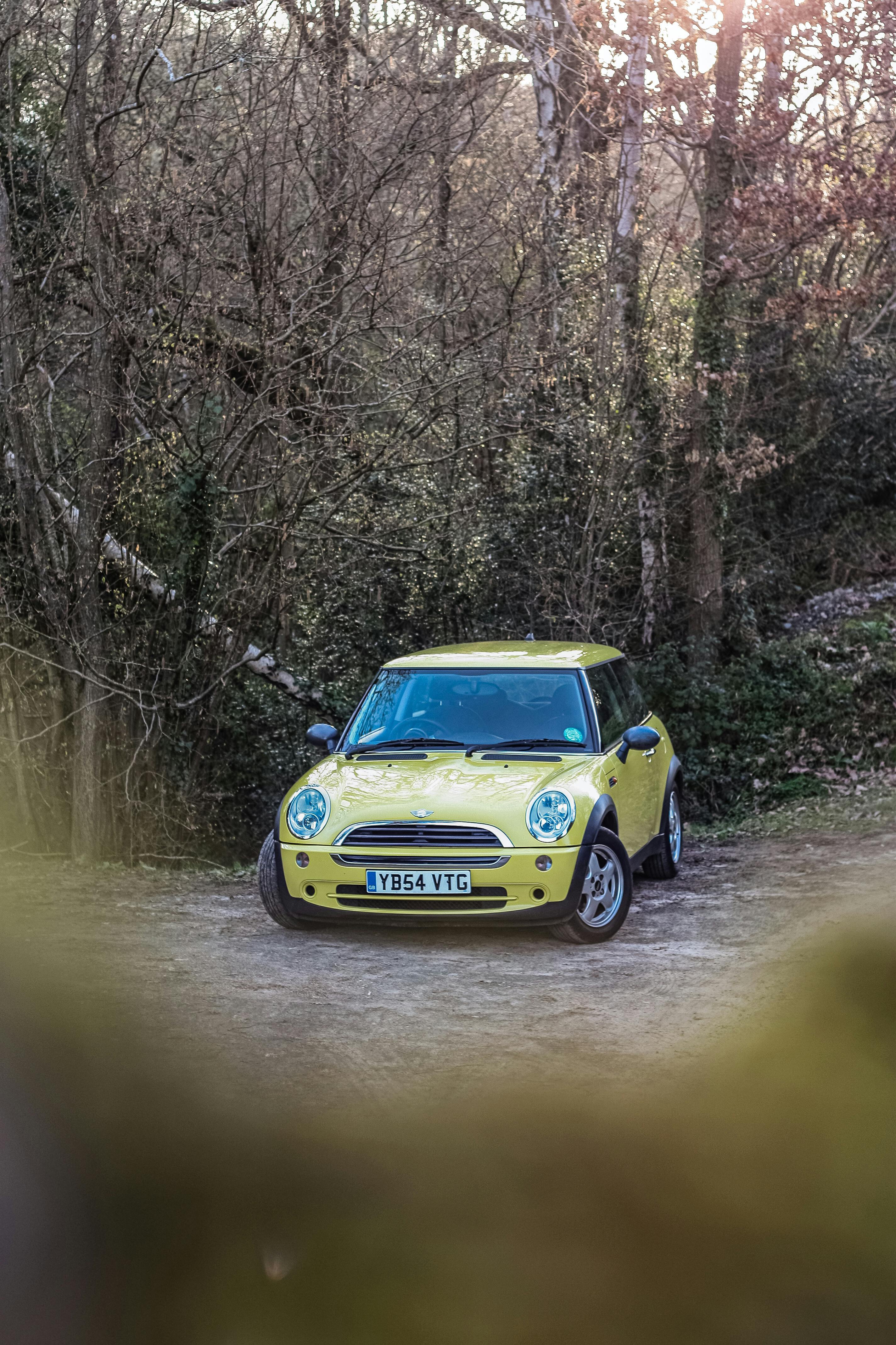 Yellow Mini Cooper Car · Free Stock Photo