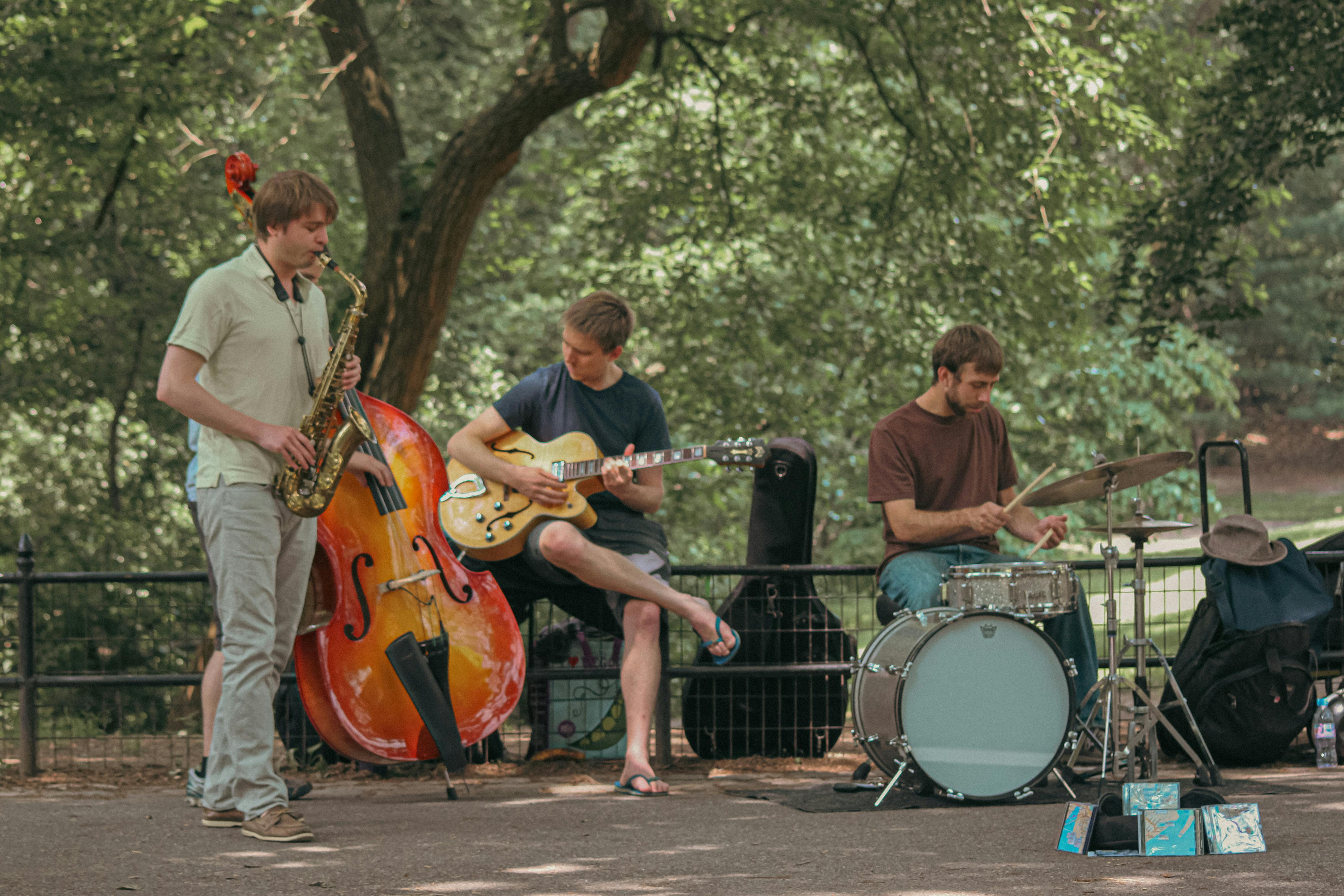 Music Band Playing in Park · Free Stock Photo