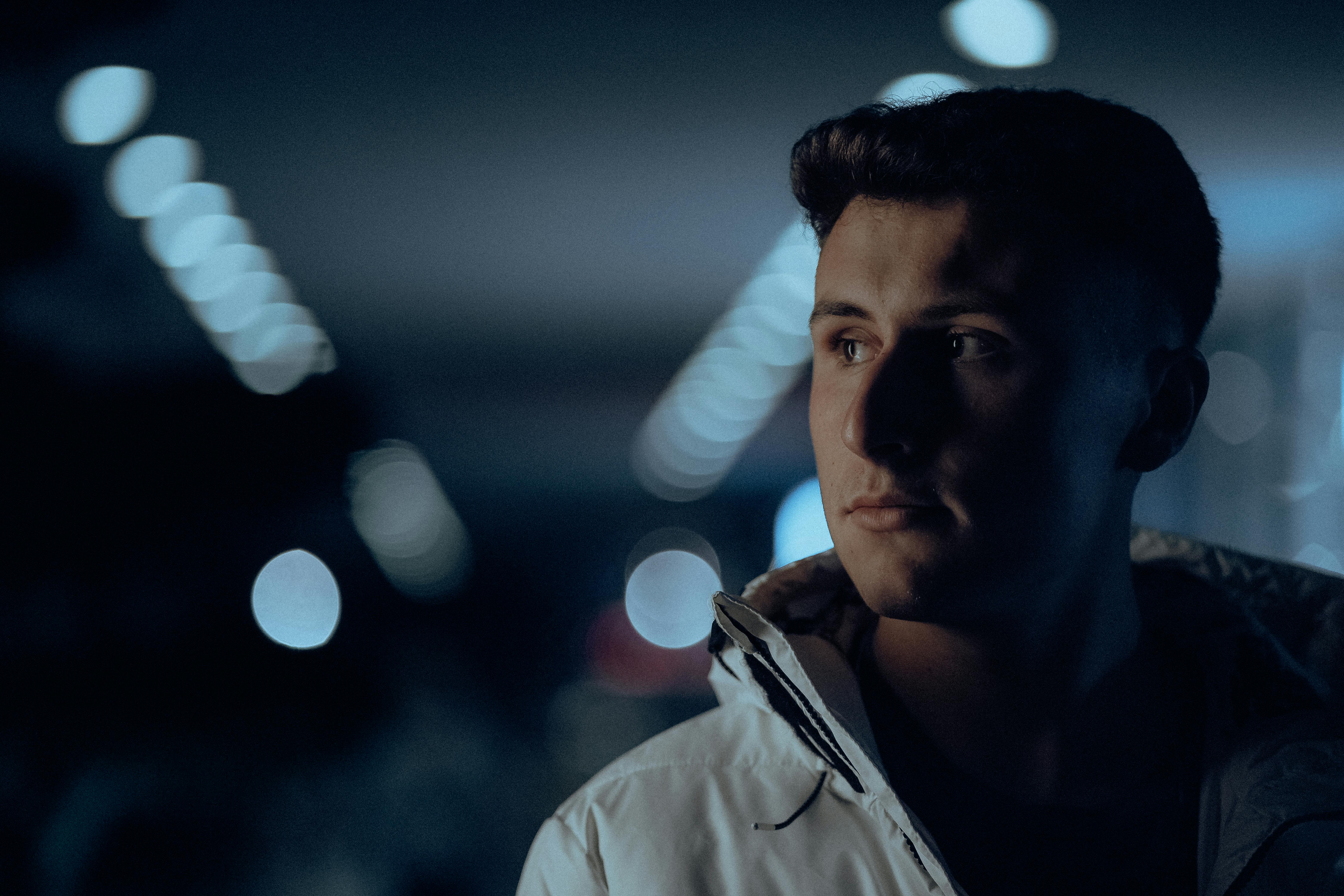 Face of Posing Man · Free Stock Photo