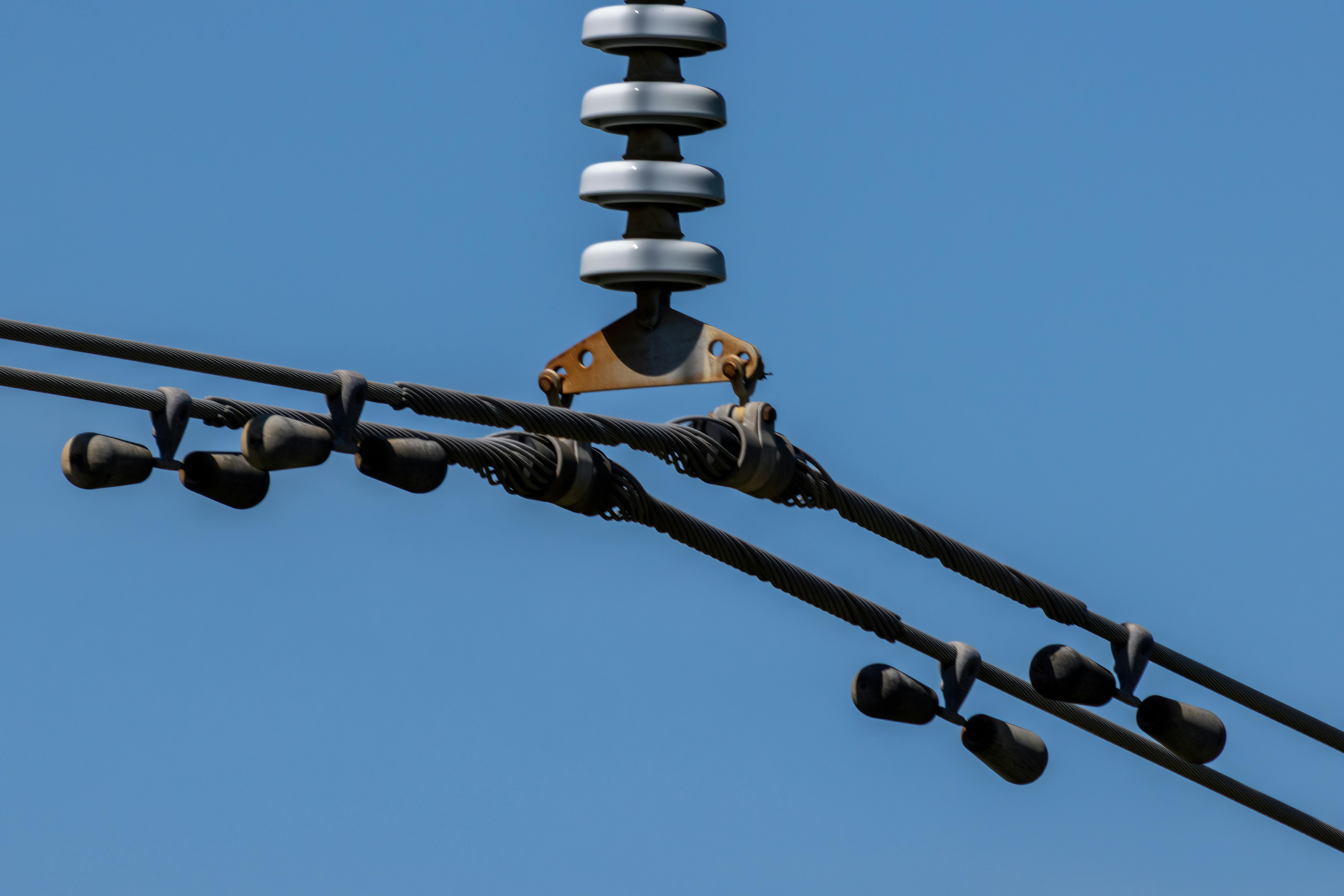 Close Up Photo of Electric Wires · Free Stock Photo