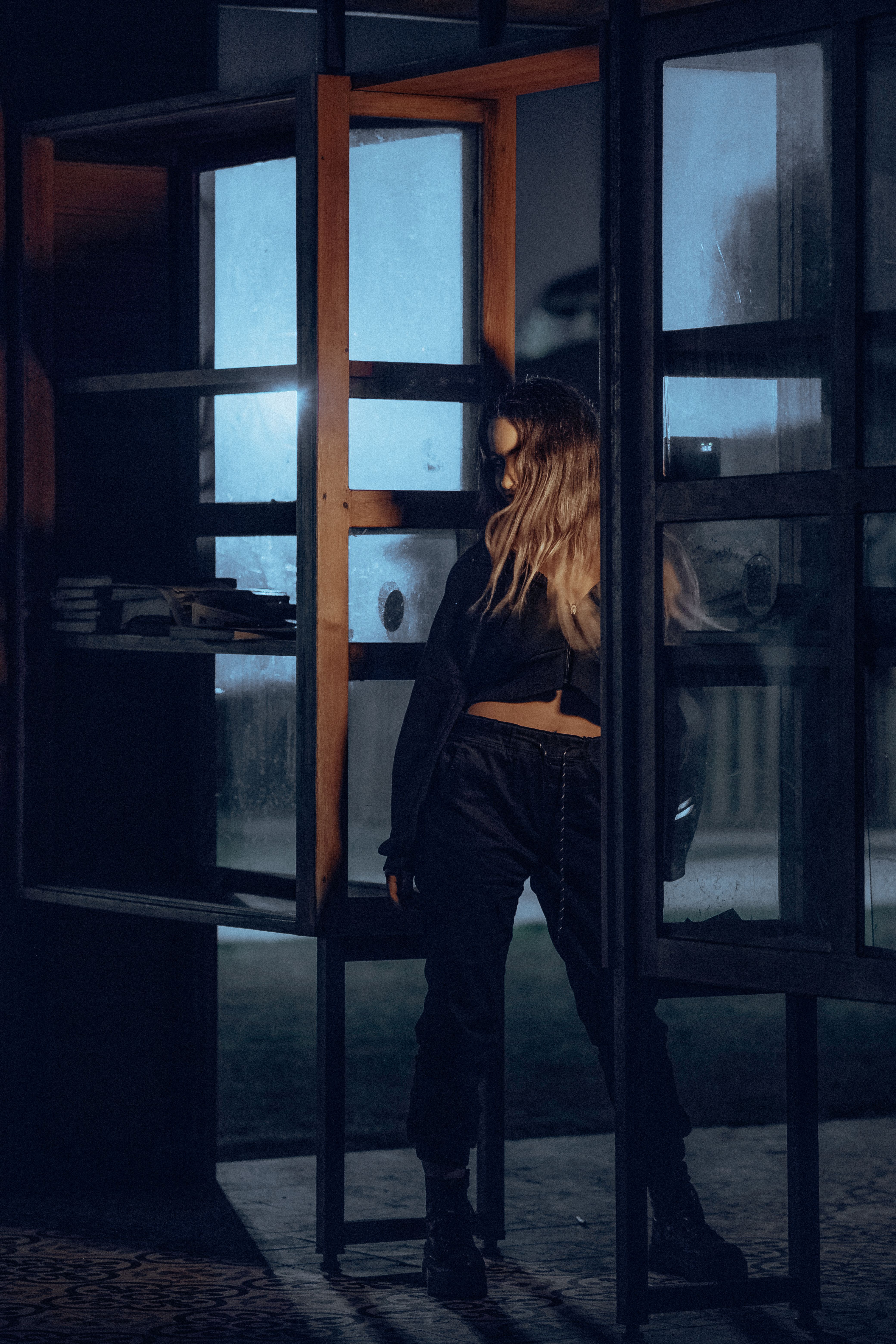 Blonde Woman Posing by Window · Free Stock Photo