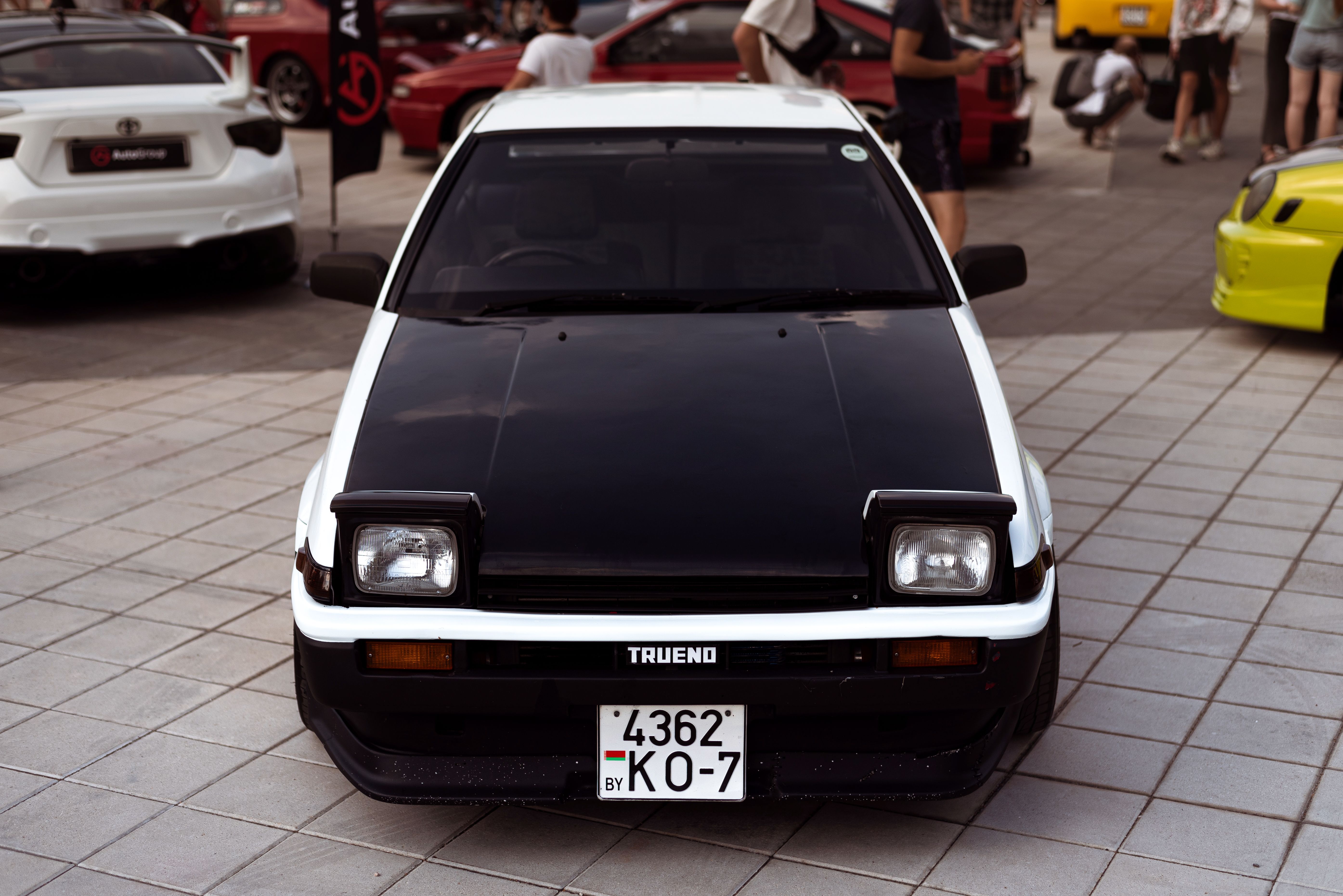 Iconic Toyota AE86 Trueno Front View · Free Stock Photo