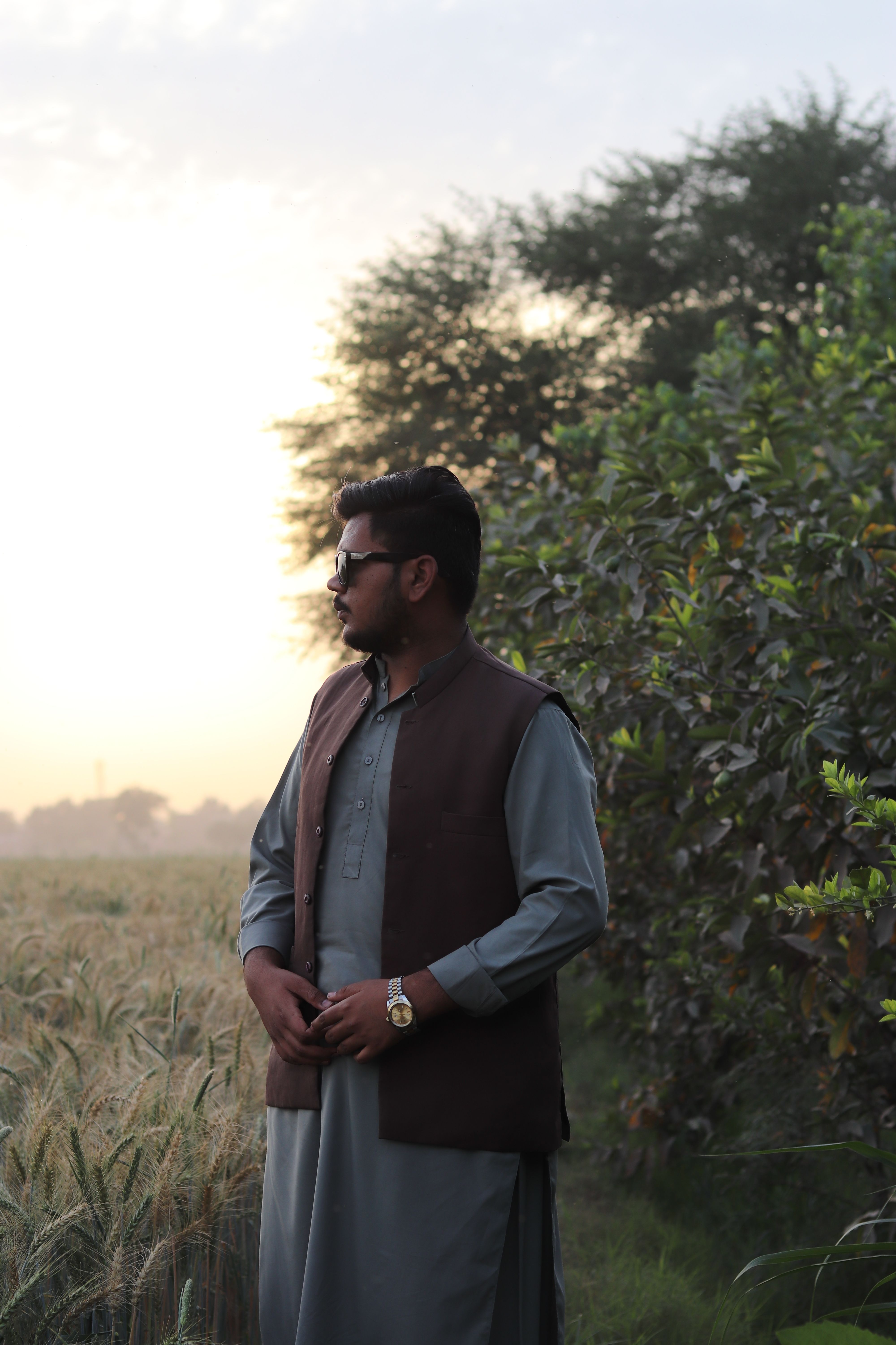 Man Wearing Traditional Clothes in Countryside · Free Stock Photo