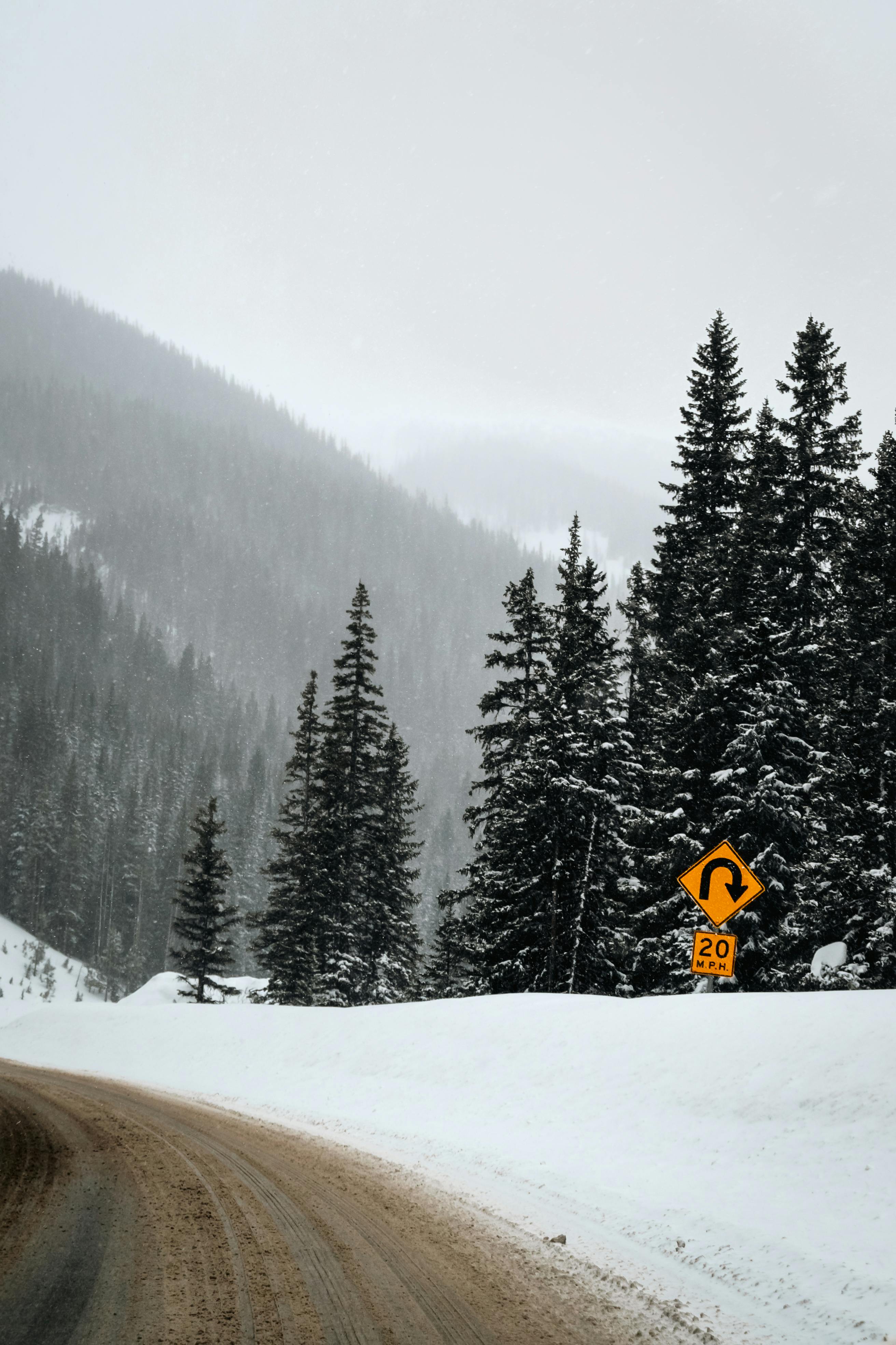 Road With Snow Photos, Download The BEST Free Road With Snow Stock ...